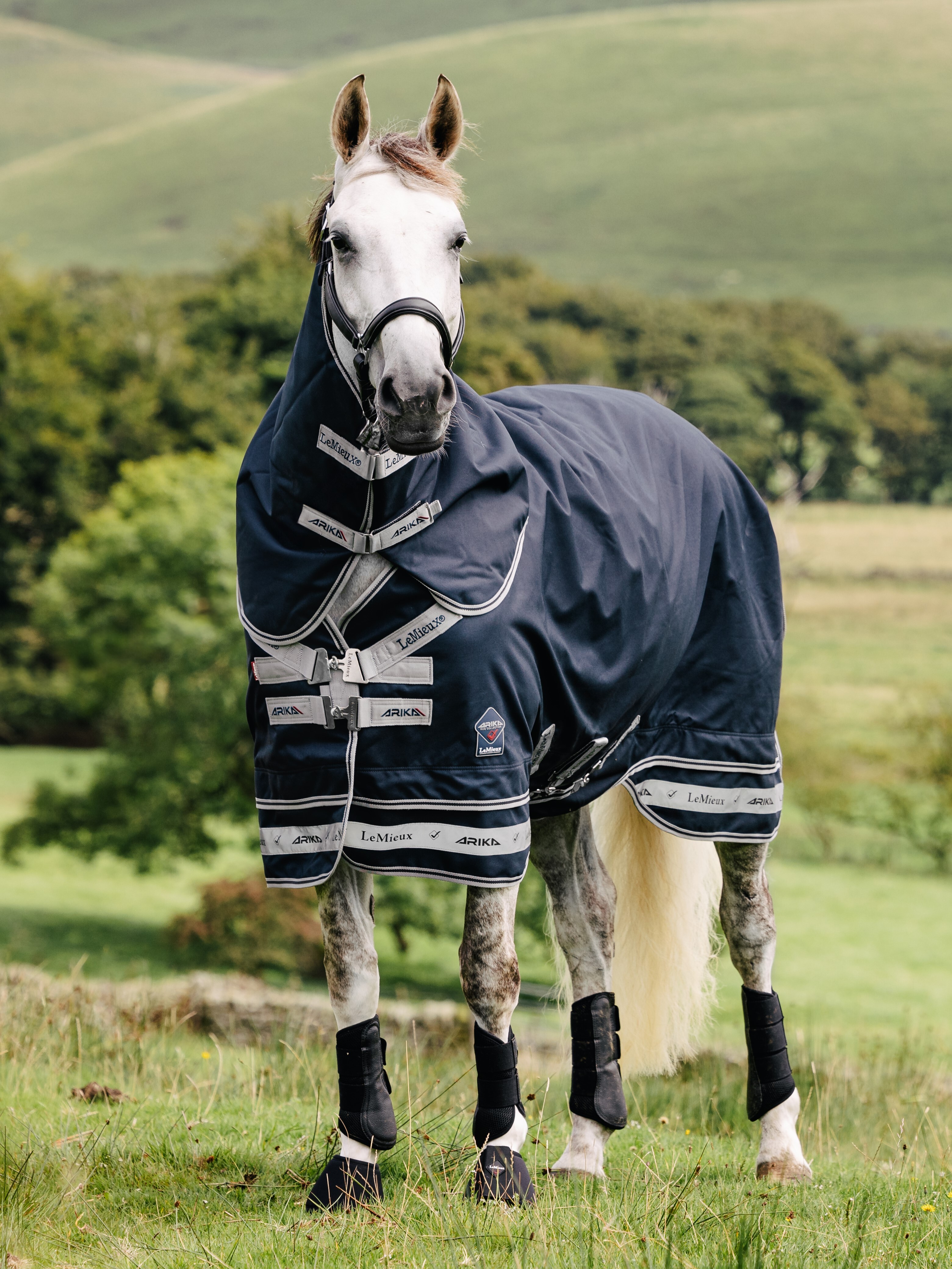 Arika Storm-Tek Rug 50g Navy Horse