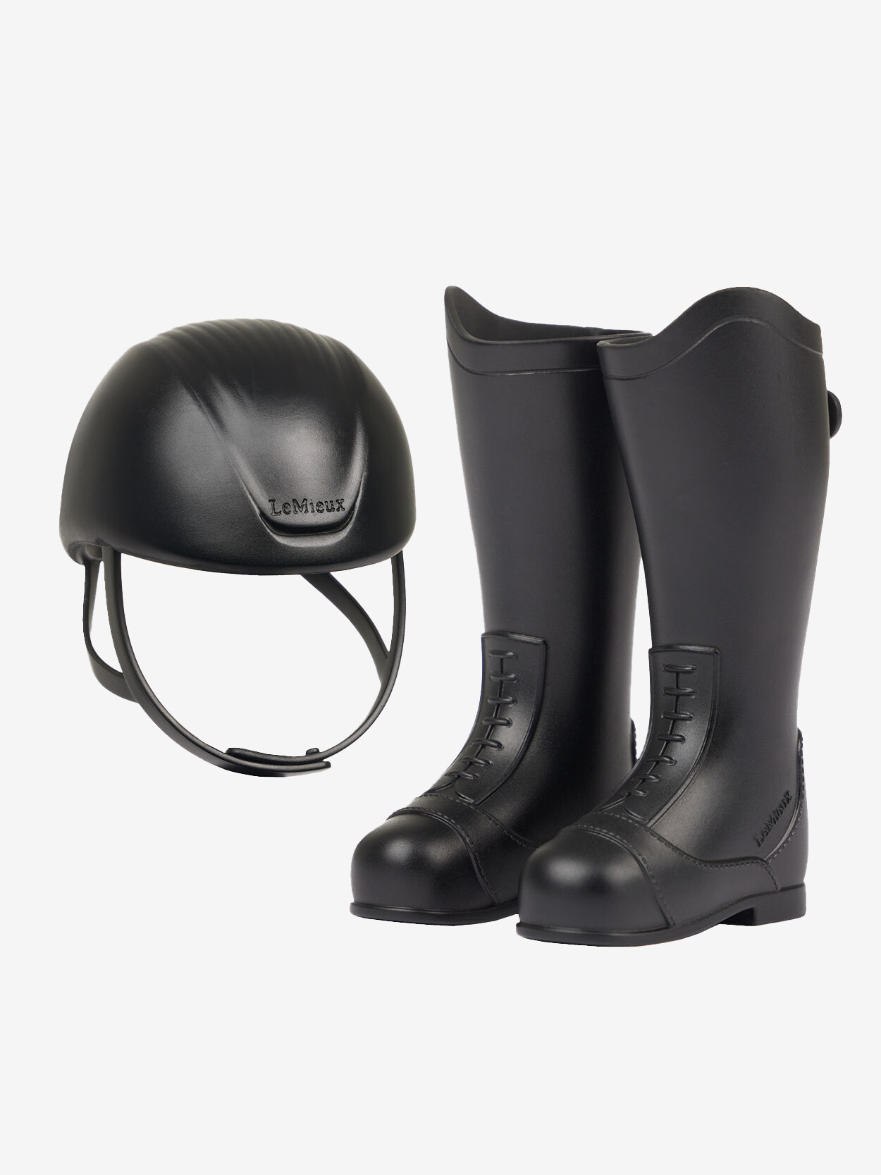 Toy Rider Boots & Helmet Black Toys