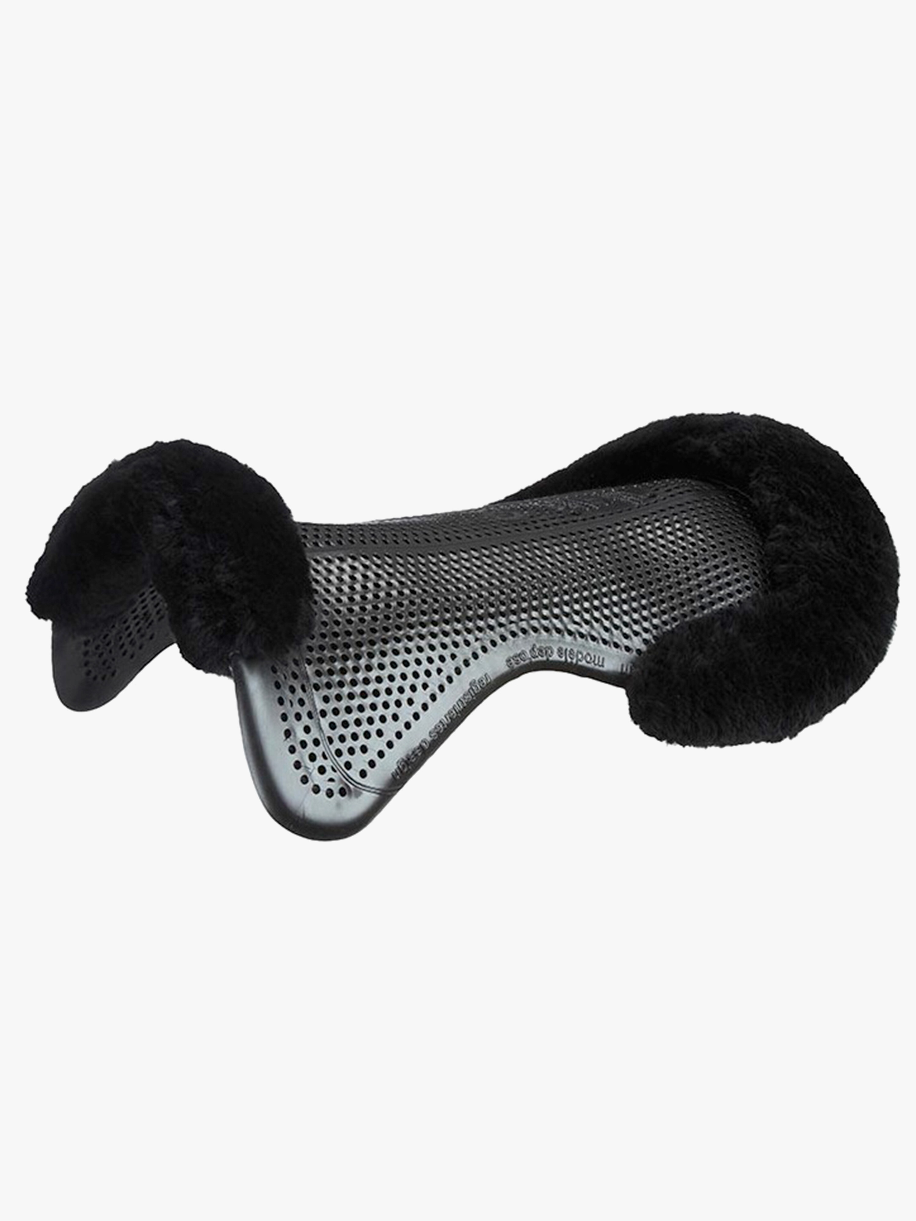 Just Gel Lambskin Half Pad Black Saddle Pads