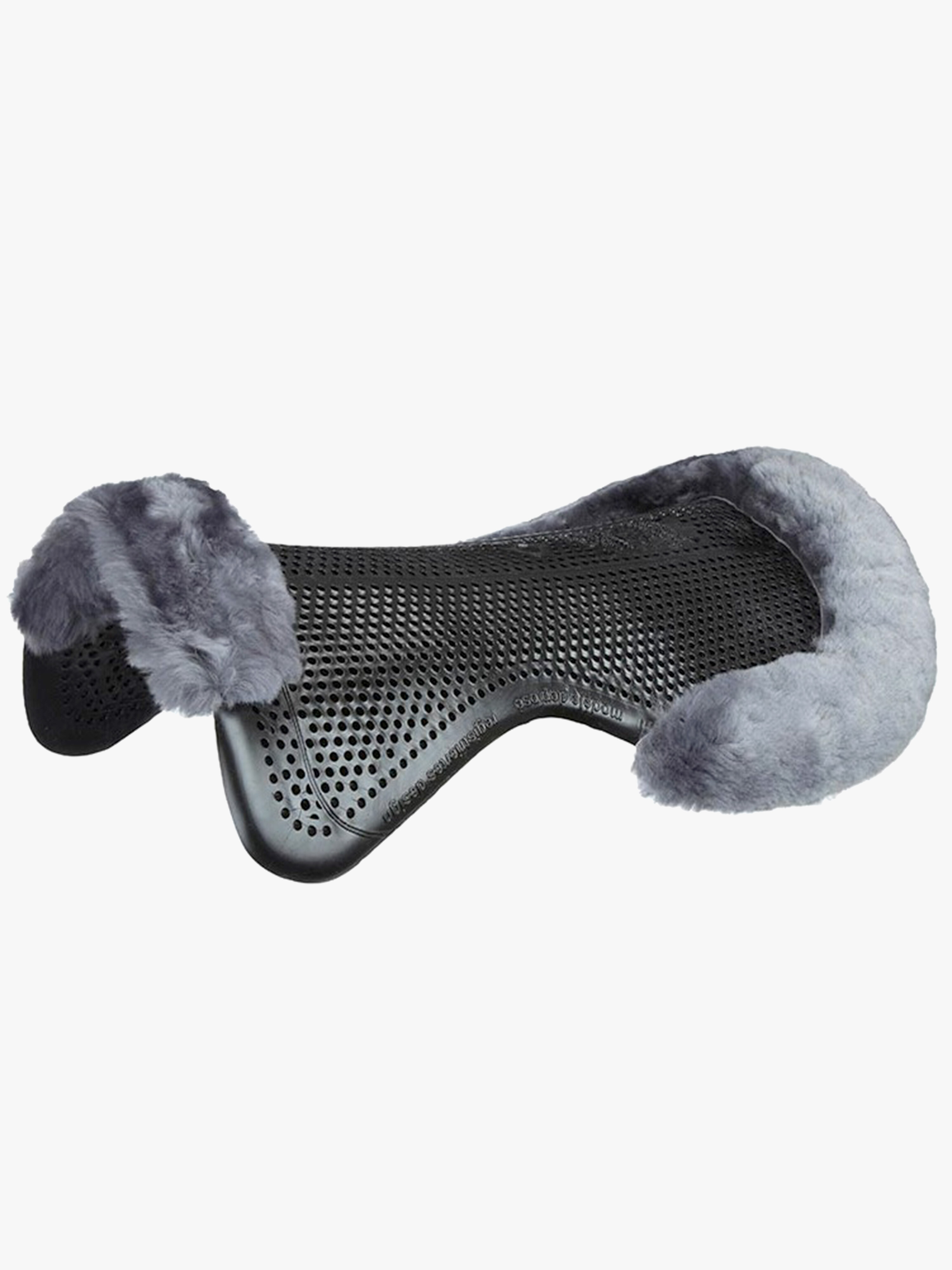Just Gel Lambskin Half Pad Grey Saddle Pads