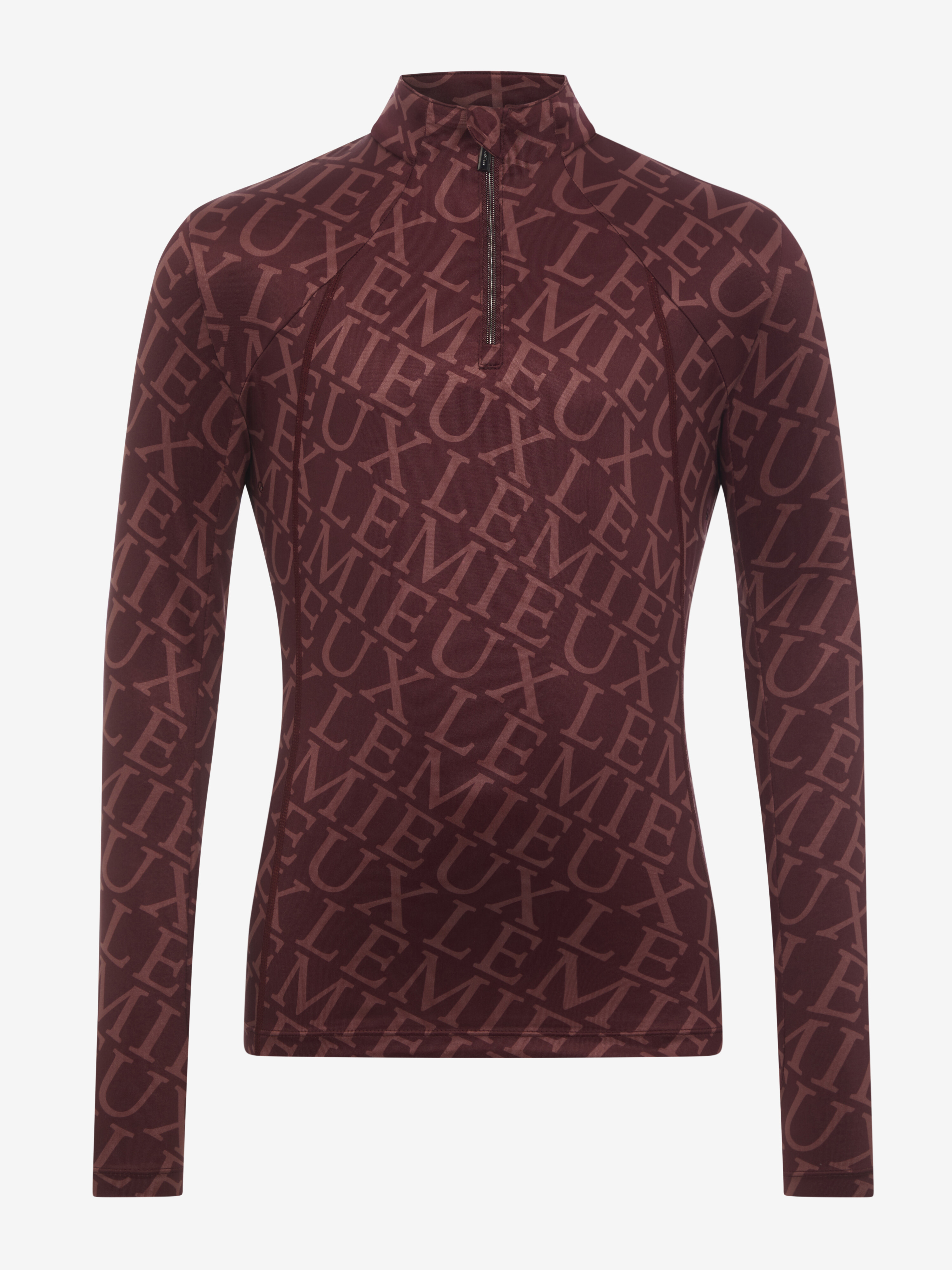 Young Rider Fleur Base Layer Merlot