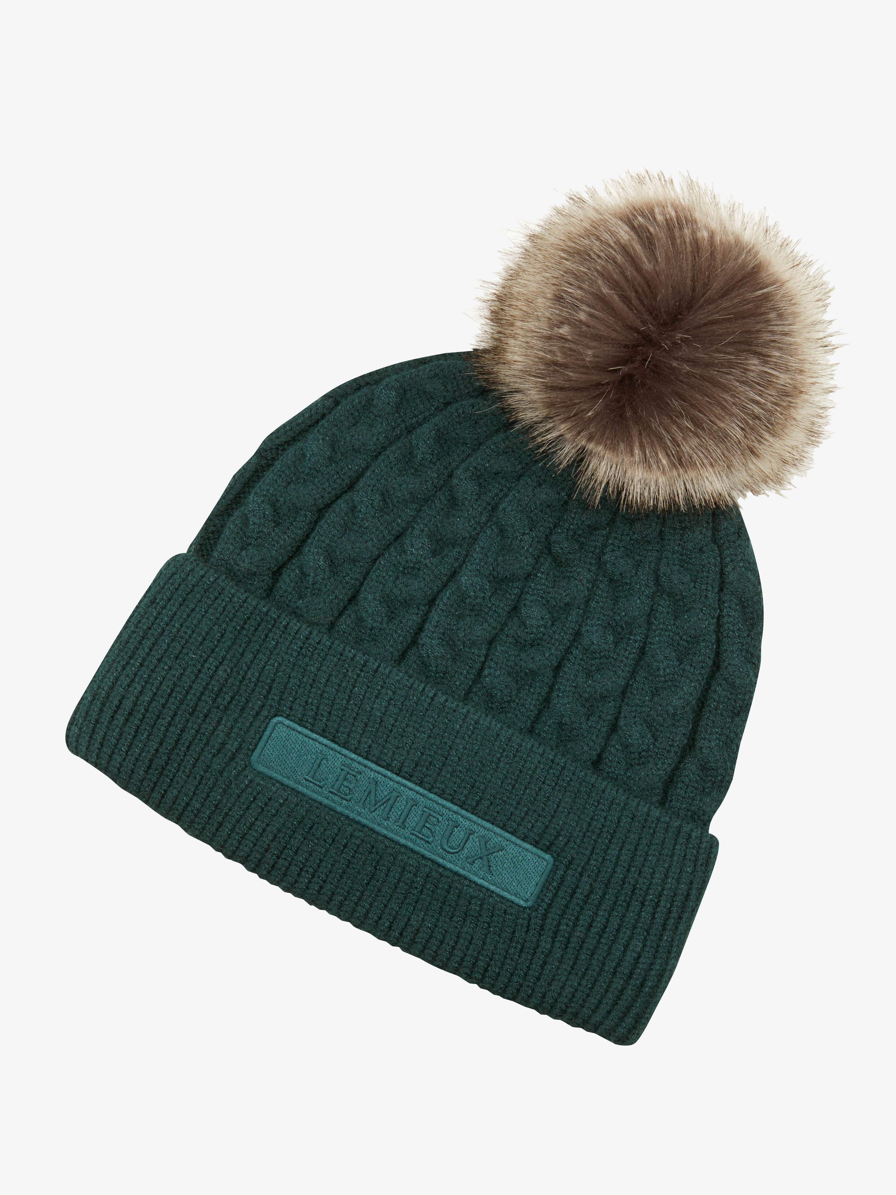 Clara Cable Beanie Spruce Clothing