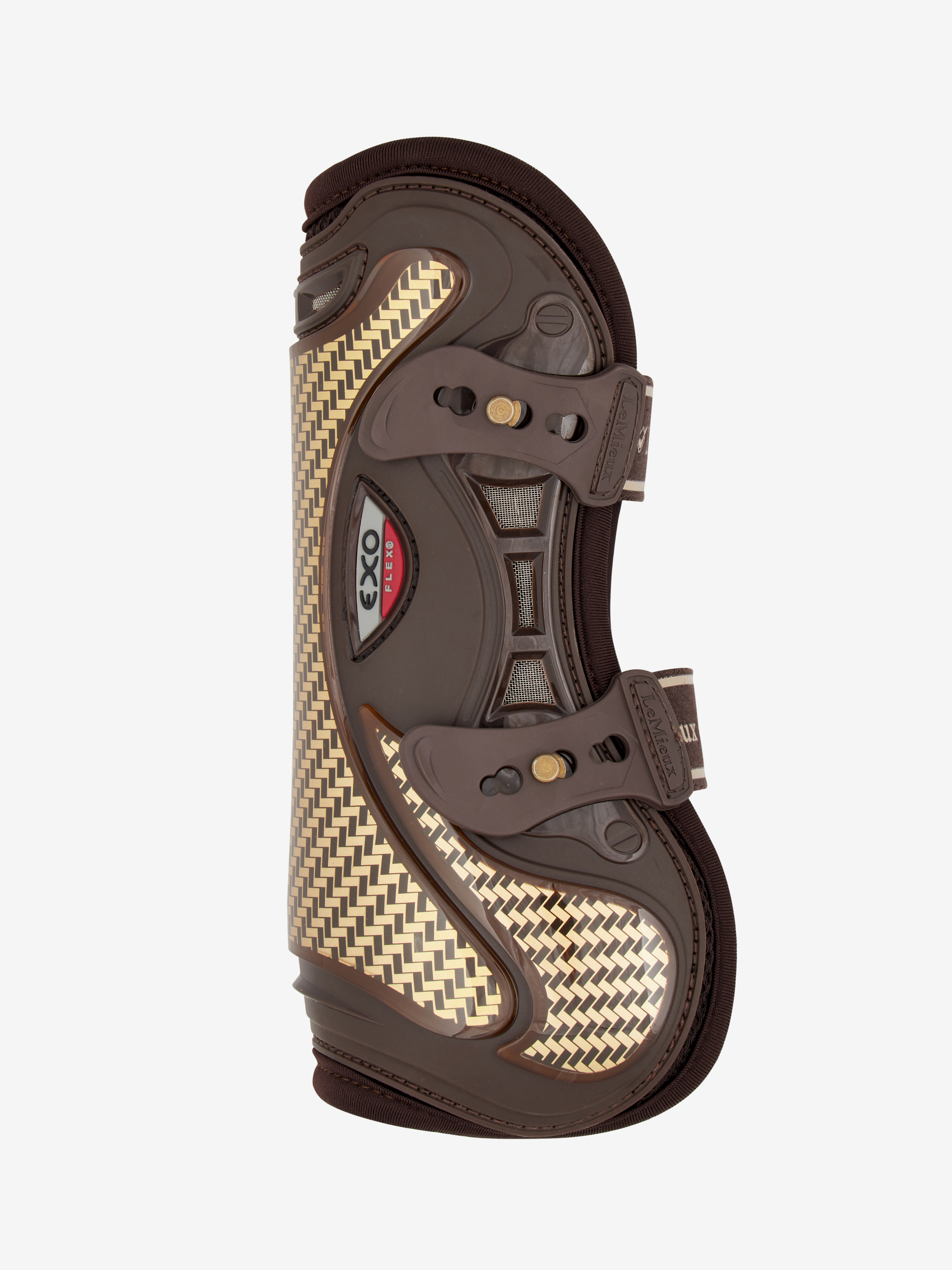 Exo-Flex® Tendon Boot Brown/Gold Horse