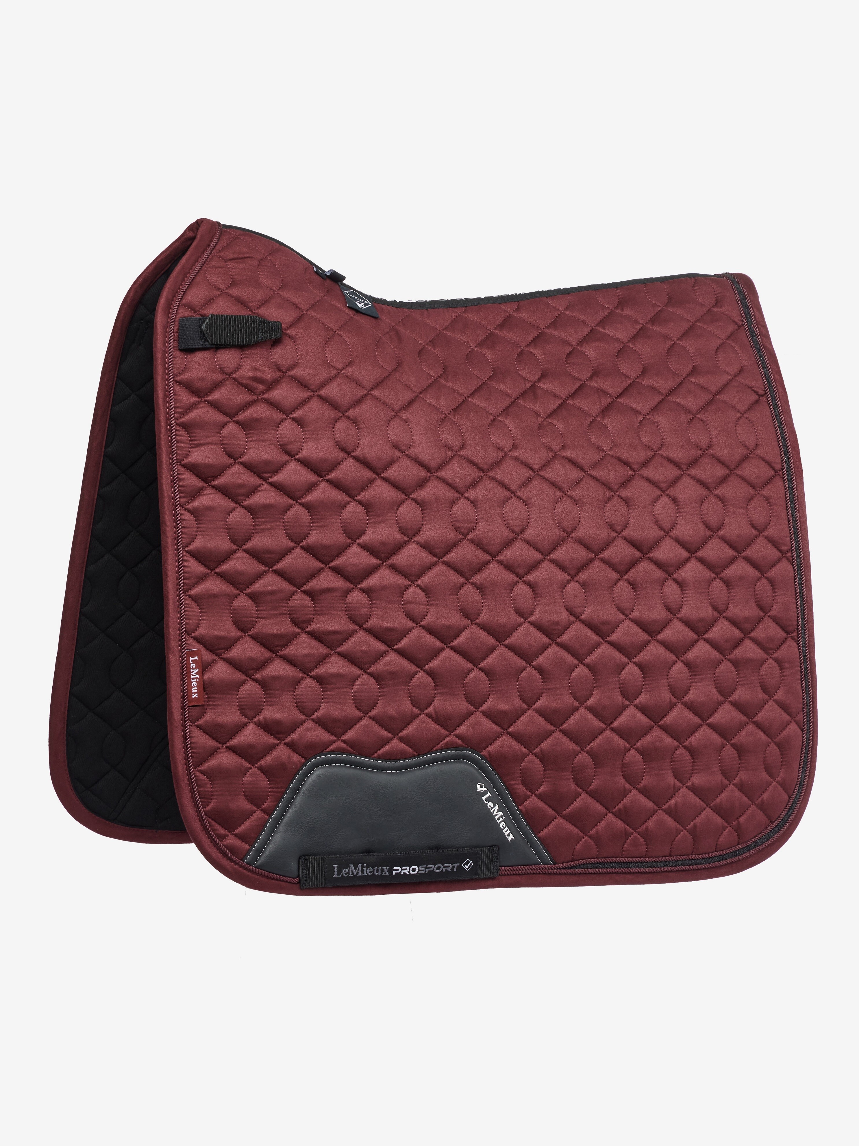 burgundy saddle pads