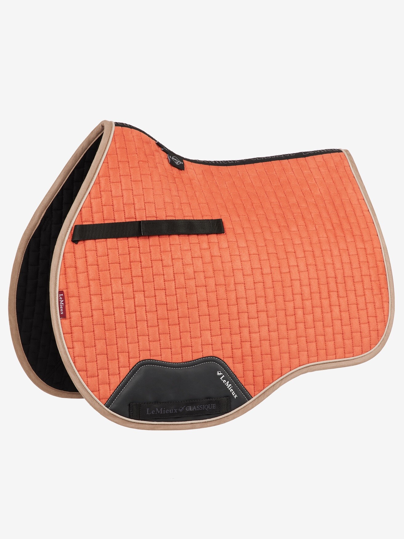 Suede GP Square Apricot Saddle Pads
