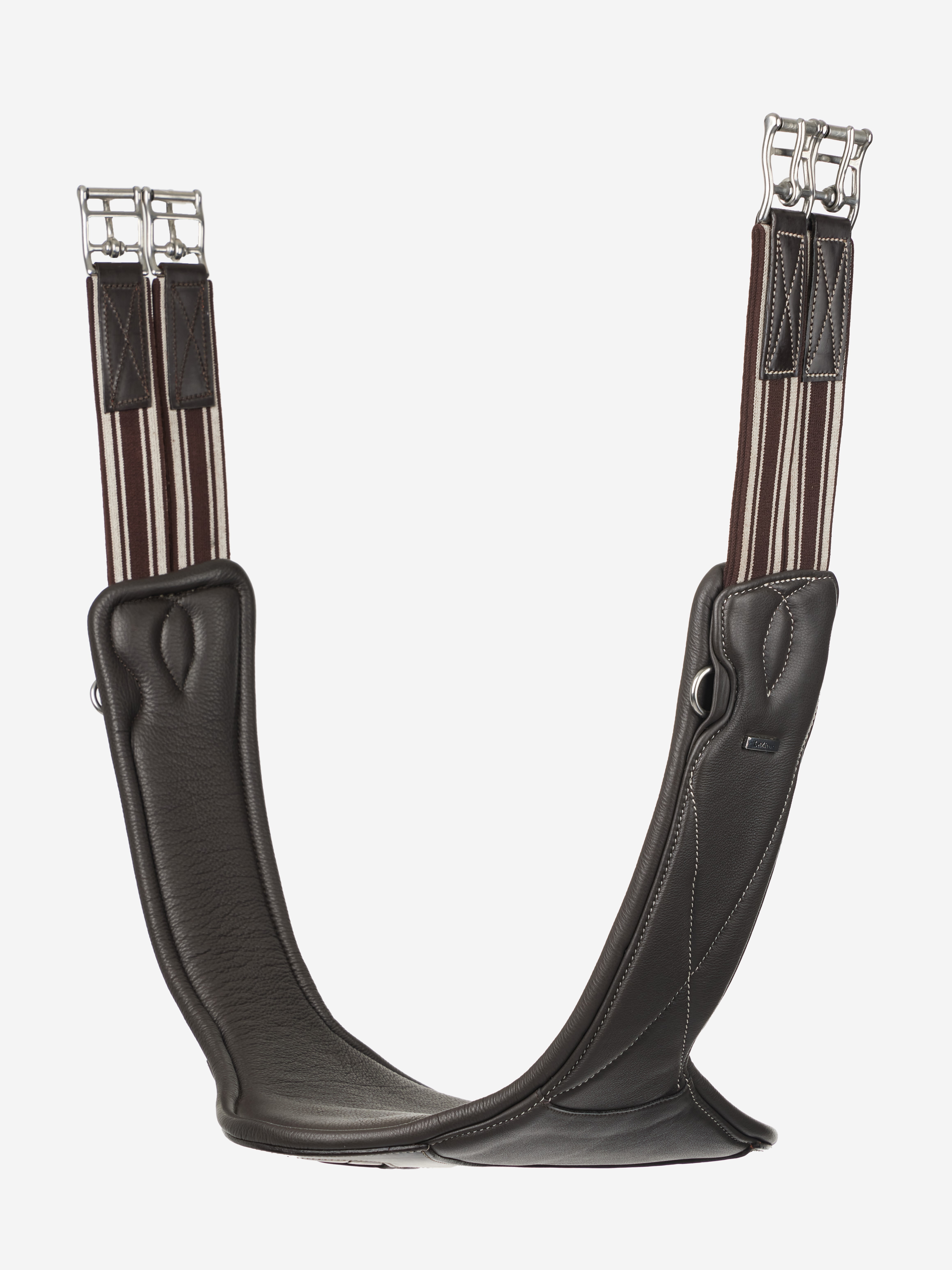 Arika Contoured Long Stud Girth Brown Horse