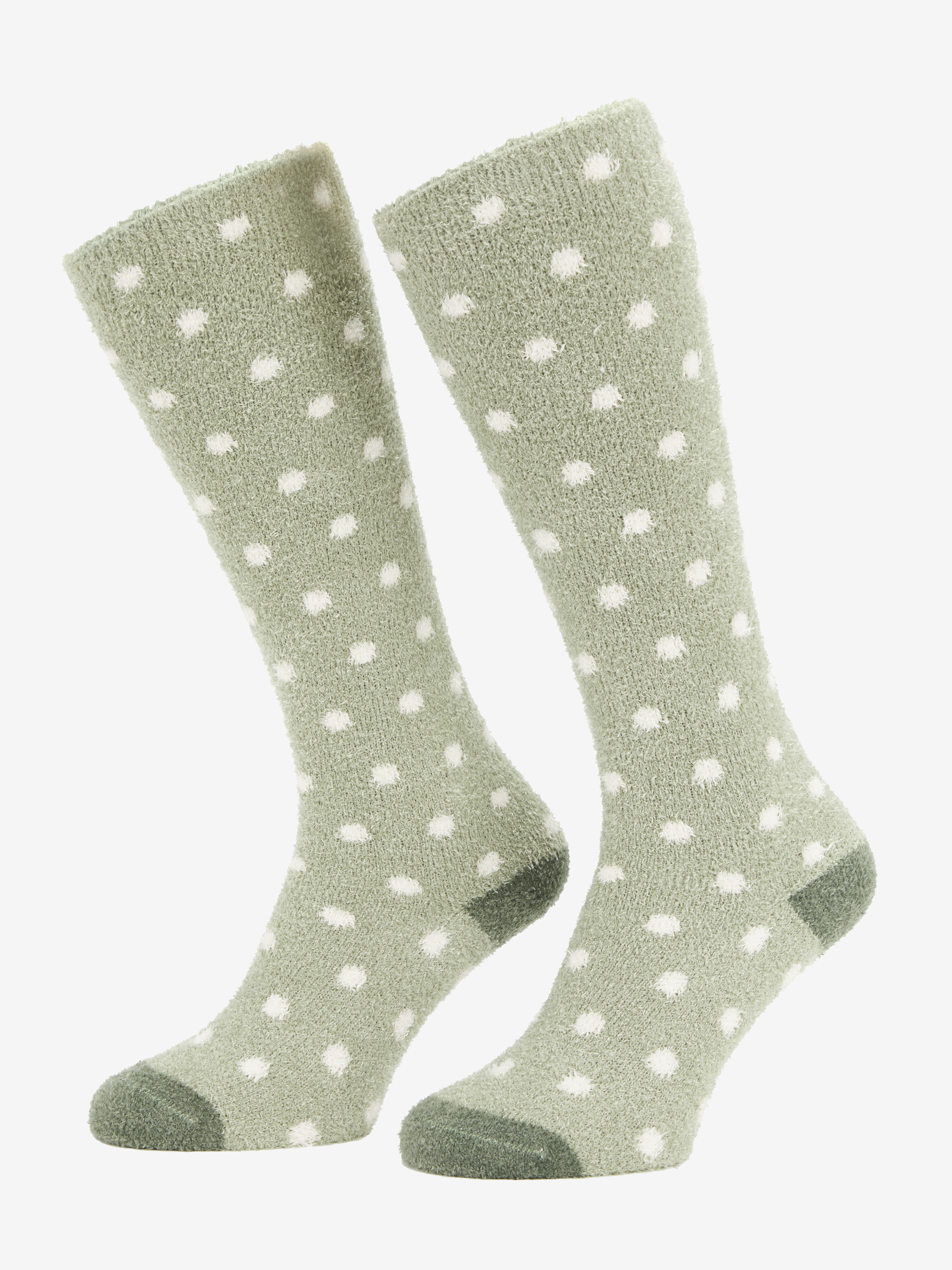 Sally Spot Fluffies Socks Fern Clothing