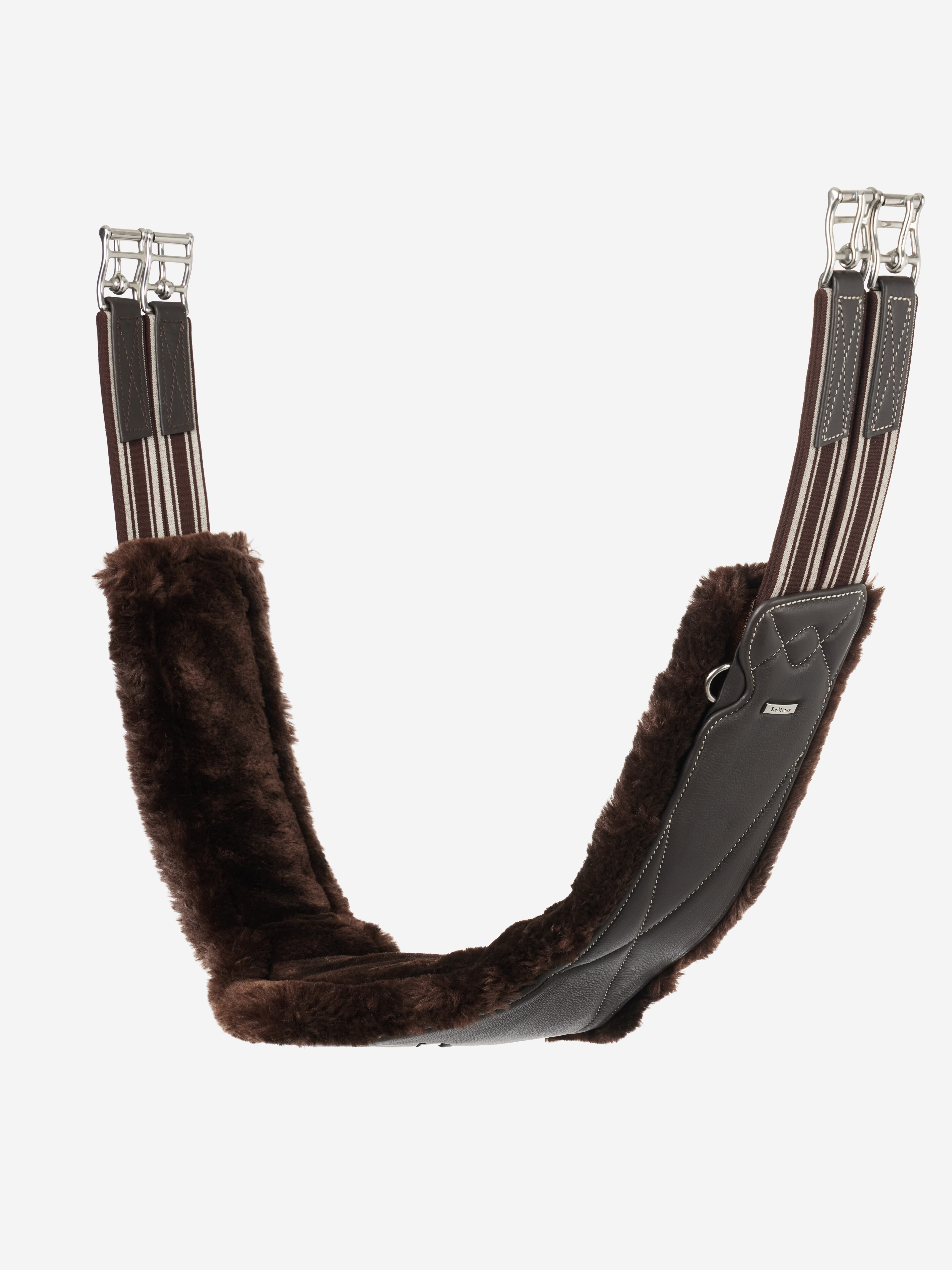 Arika Simuwool Contoured Long Girth Brown Horse