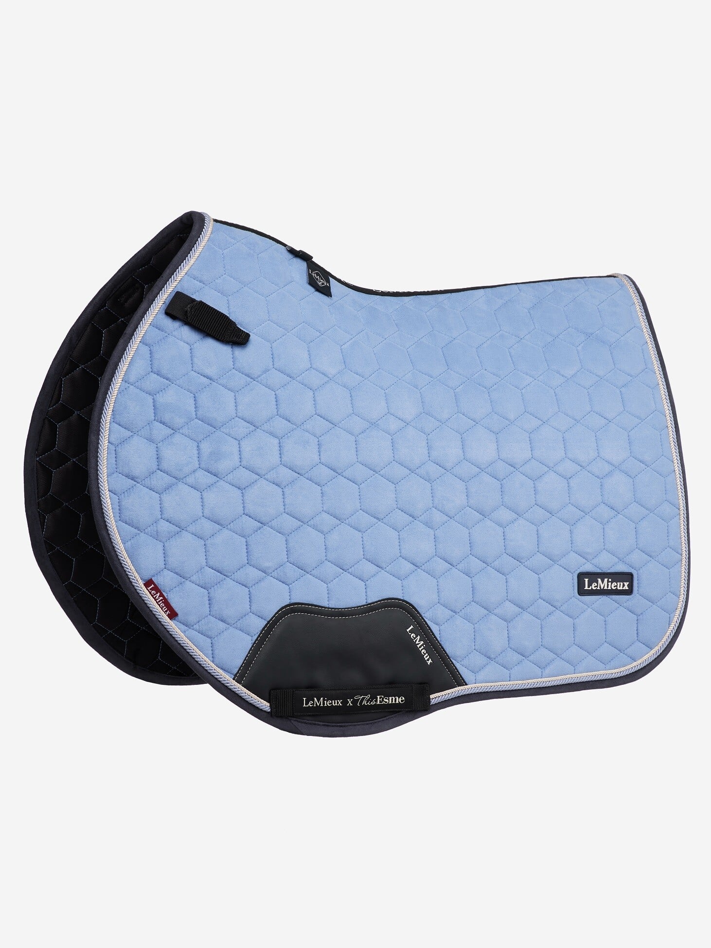 Esme EuroJump Pad Corn Blue Saddle Pads