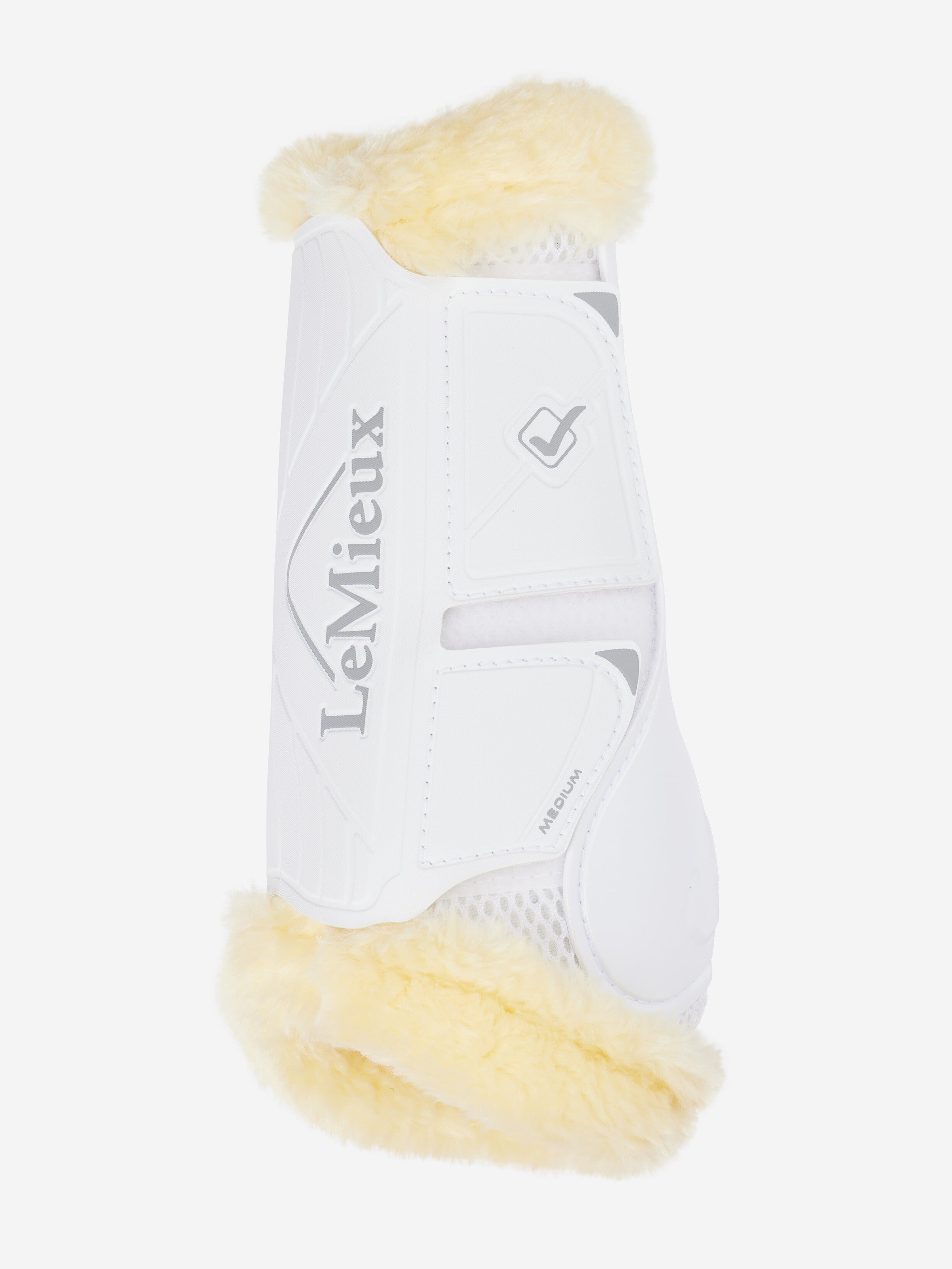 Motionflex Dressage Boot with Fleece Edge White/Natural Spring Sale
