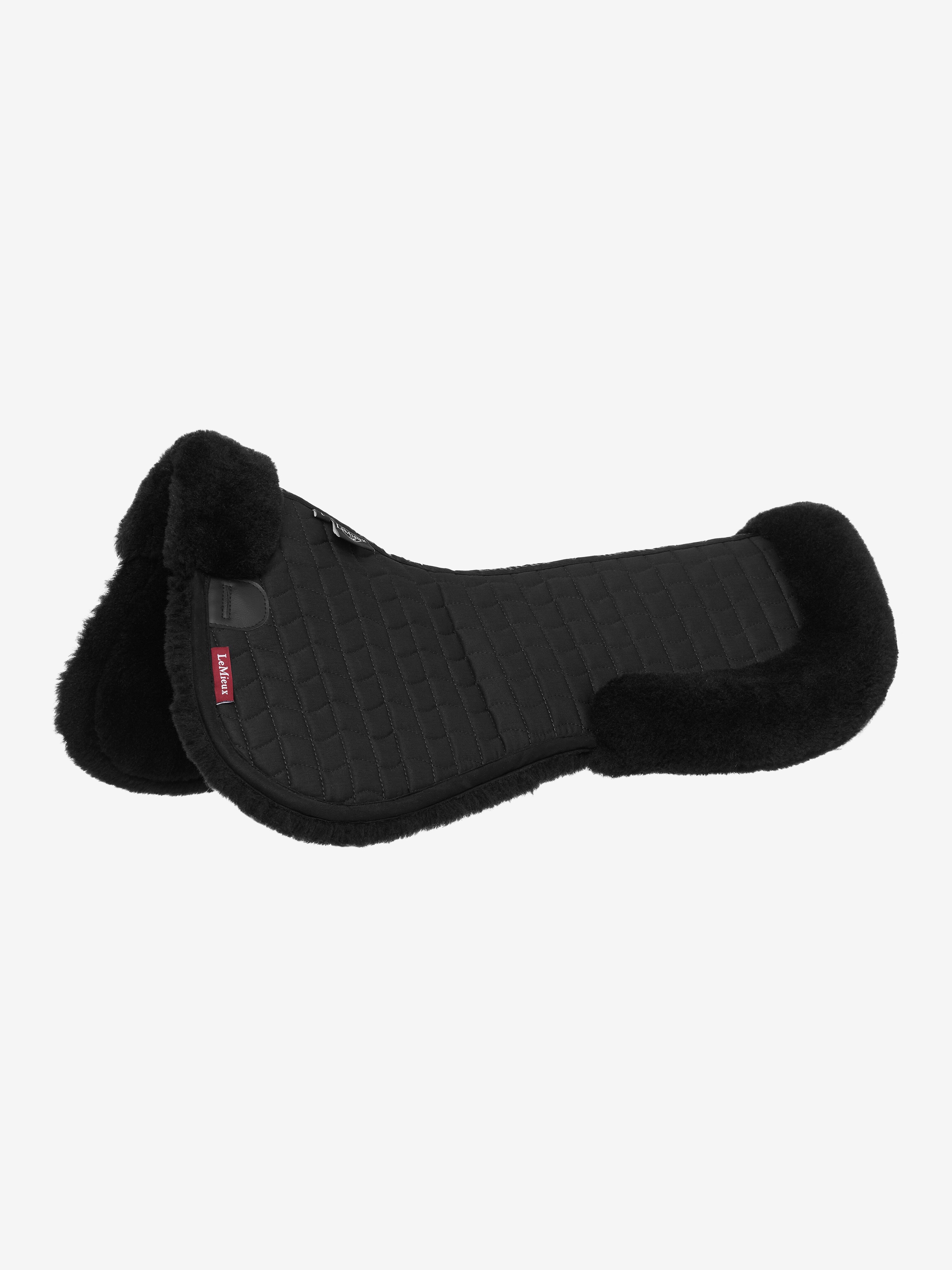 Merino+ Half Pad Black/Black Saddle Pads