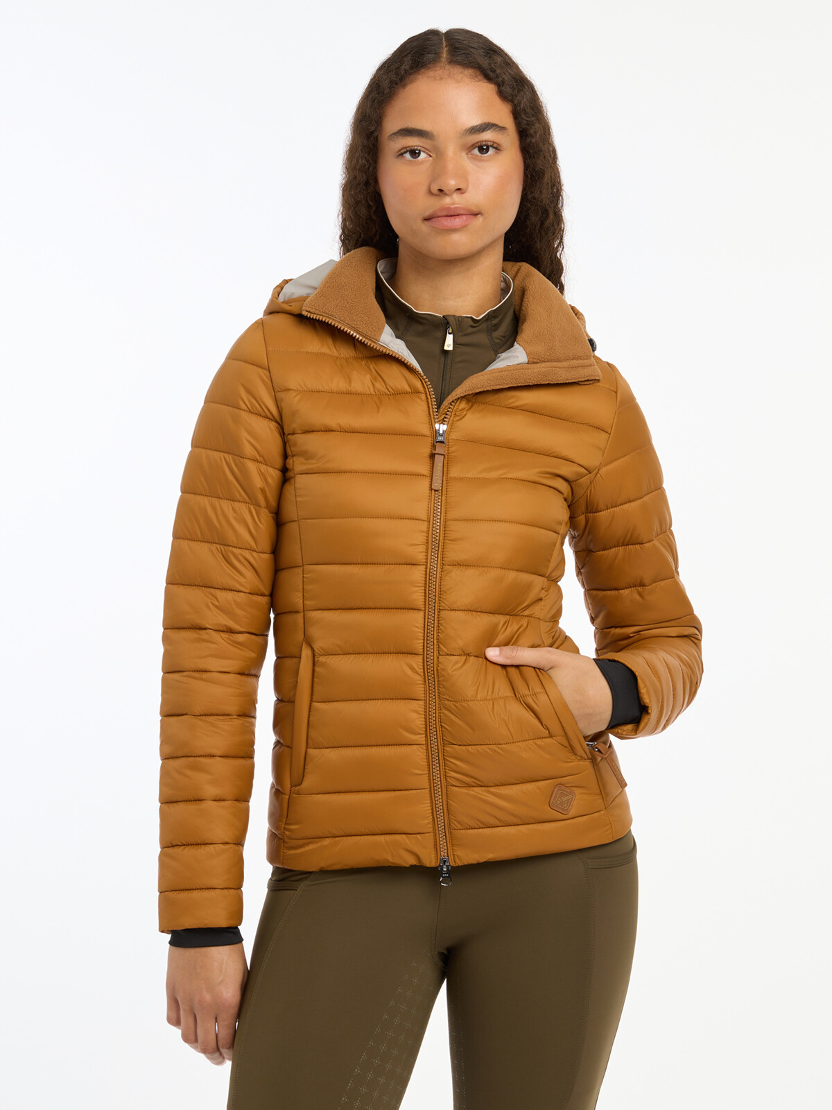 Tilly Hooded Puffer Jacket Ginger Spring Sale