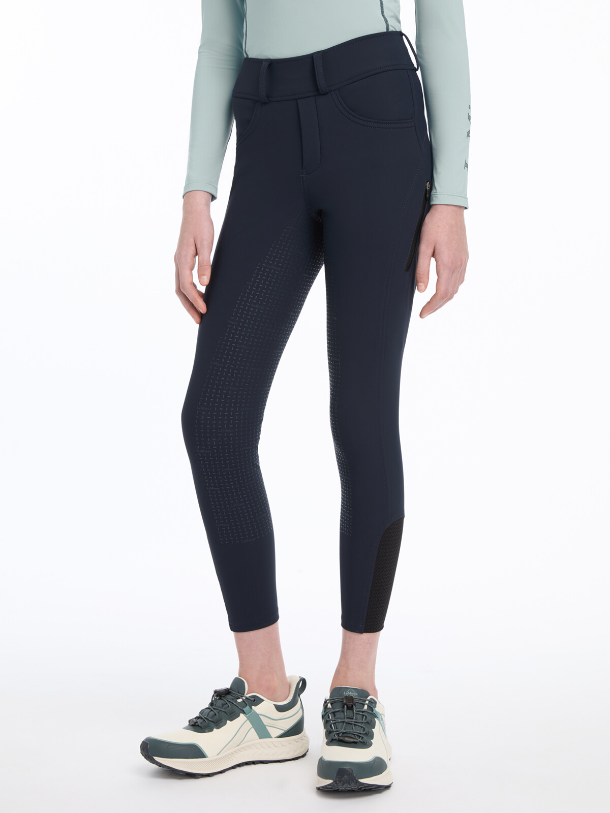 Young Rider Ella Brushed Breggings Navy Outlet