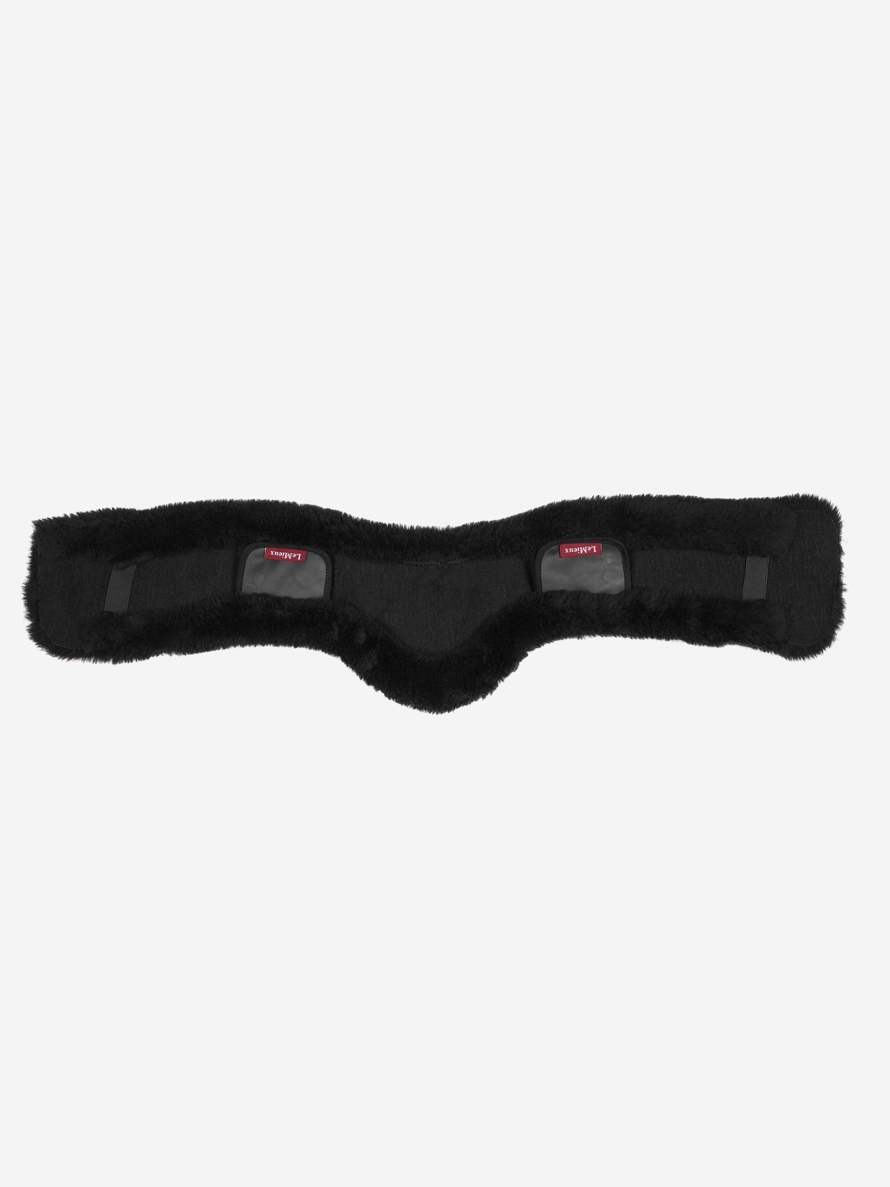 Merino+ Anatomic Dressage Girth Cover Black Horse