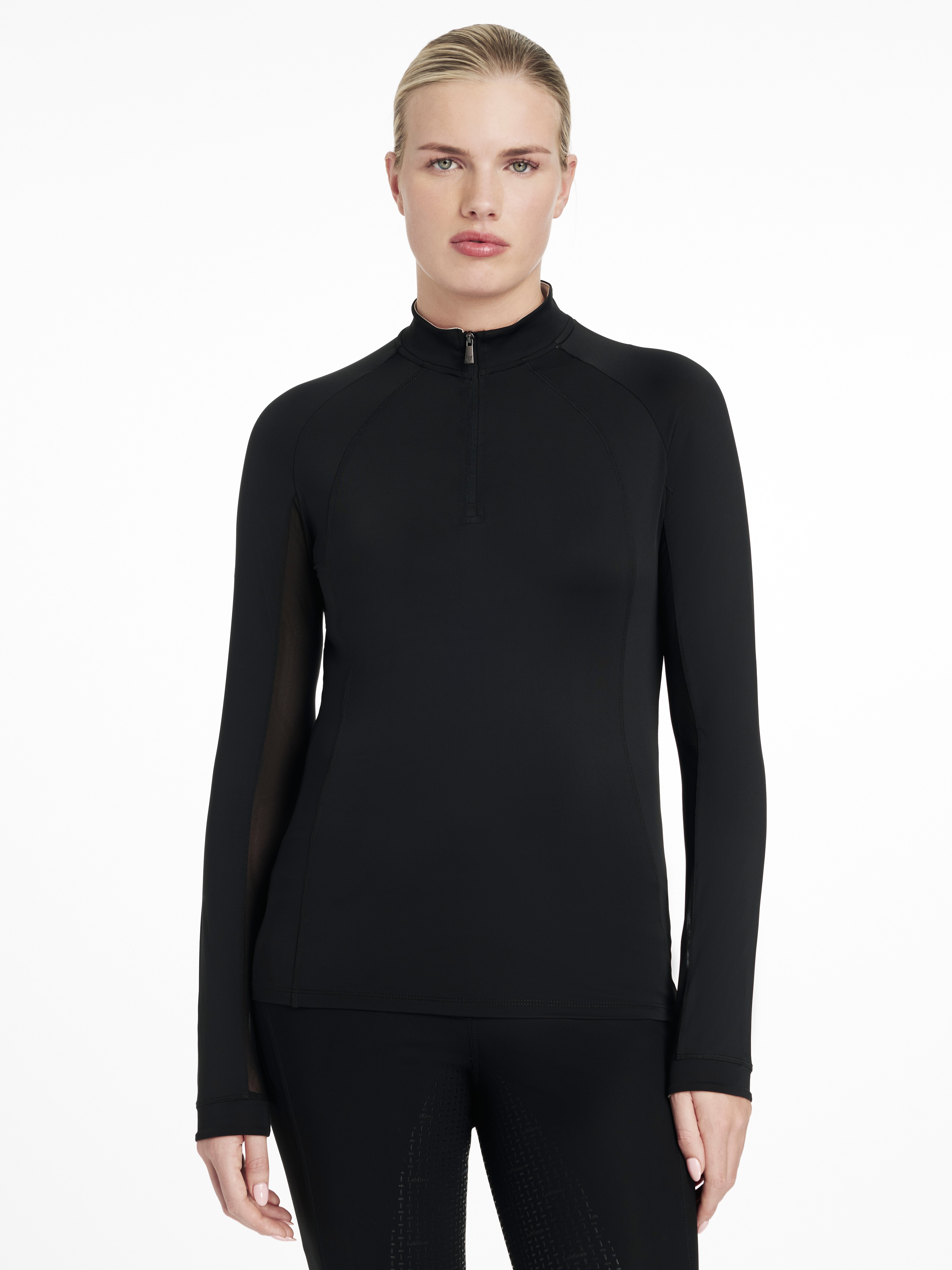 Halle Lightweight Base Layer Black Clothing