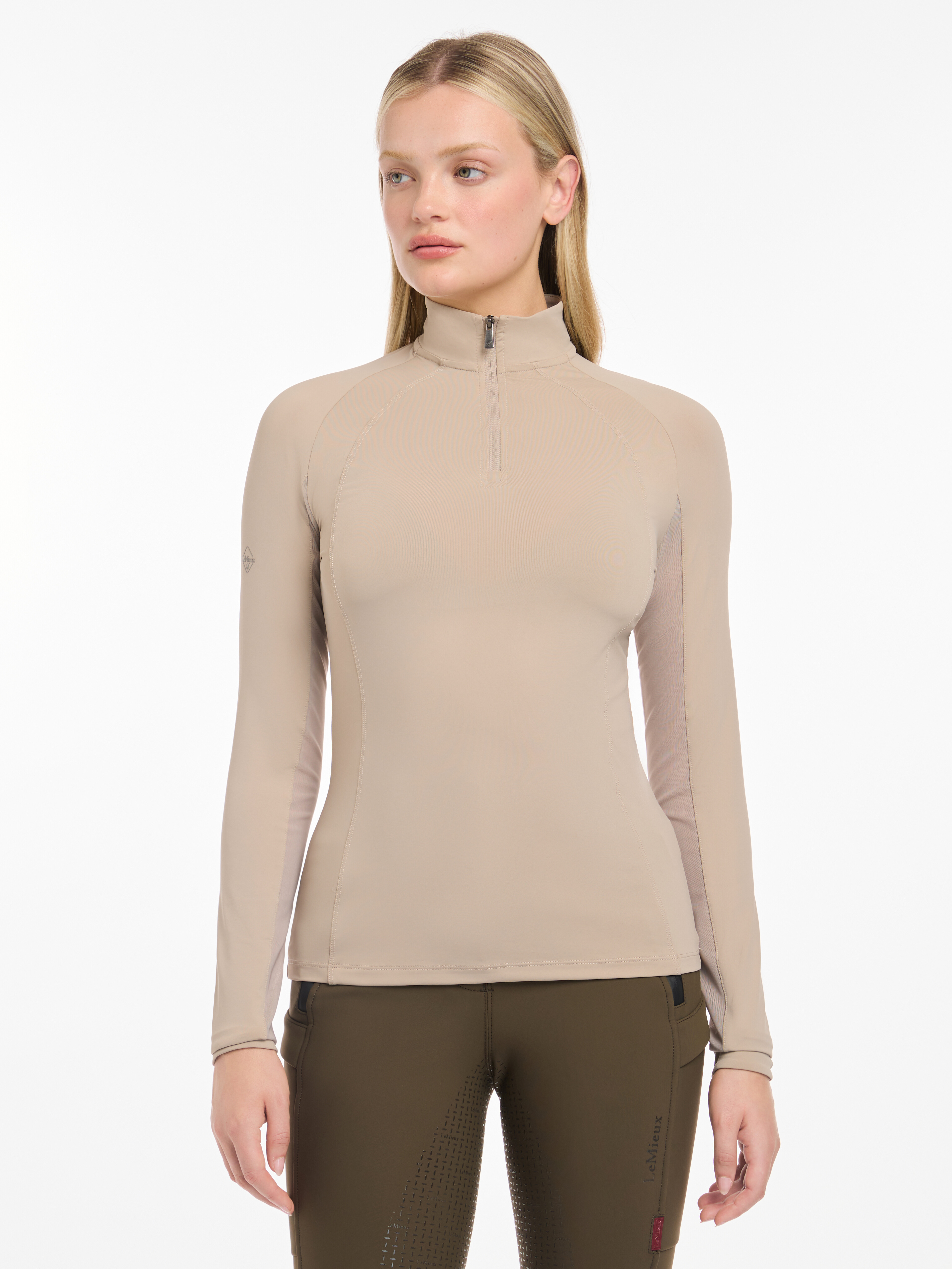 Halle Lightweight Base Layer Almond Clothing