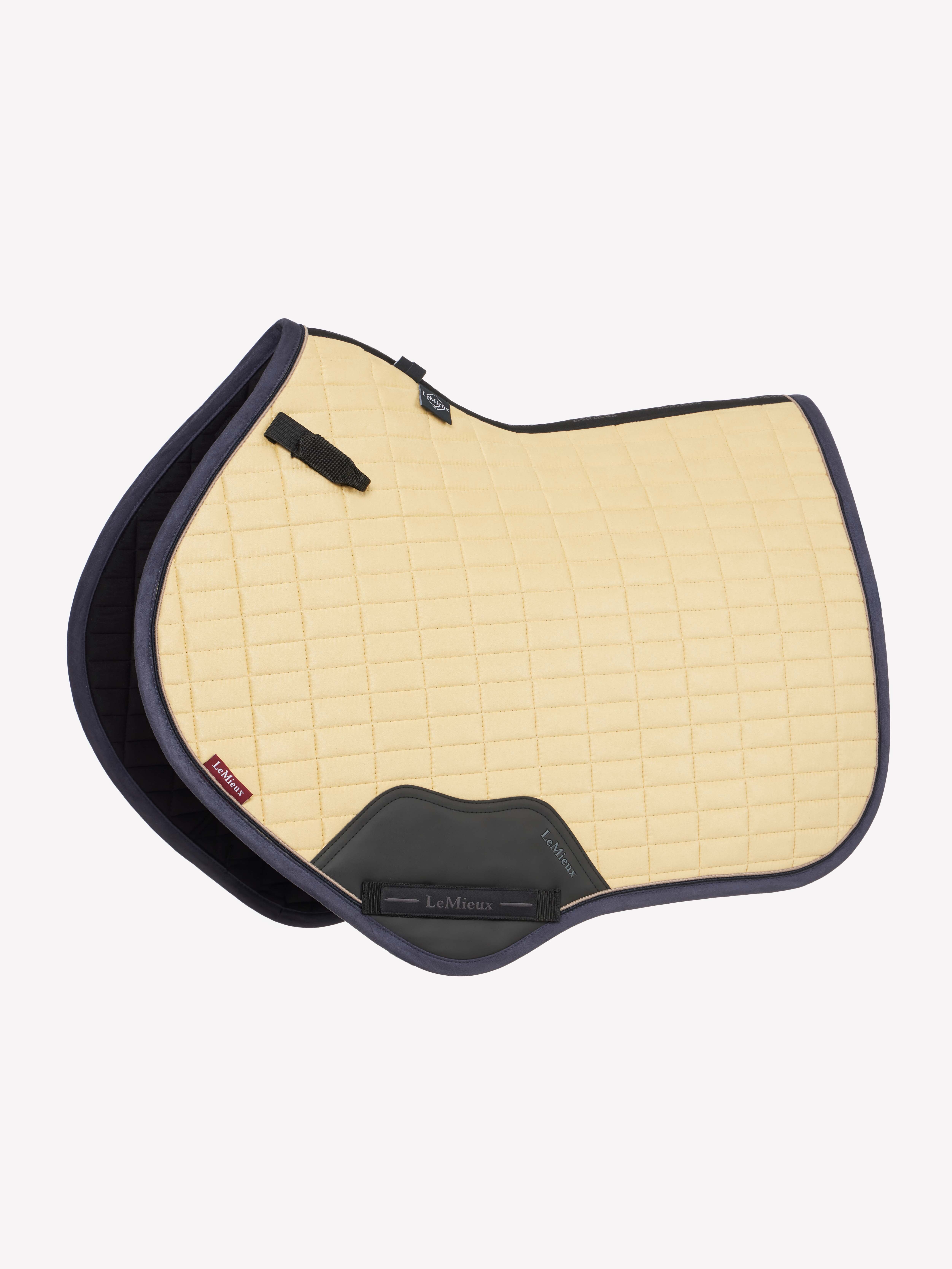 Suede Close Contact Square Mimosa Saddle Pads