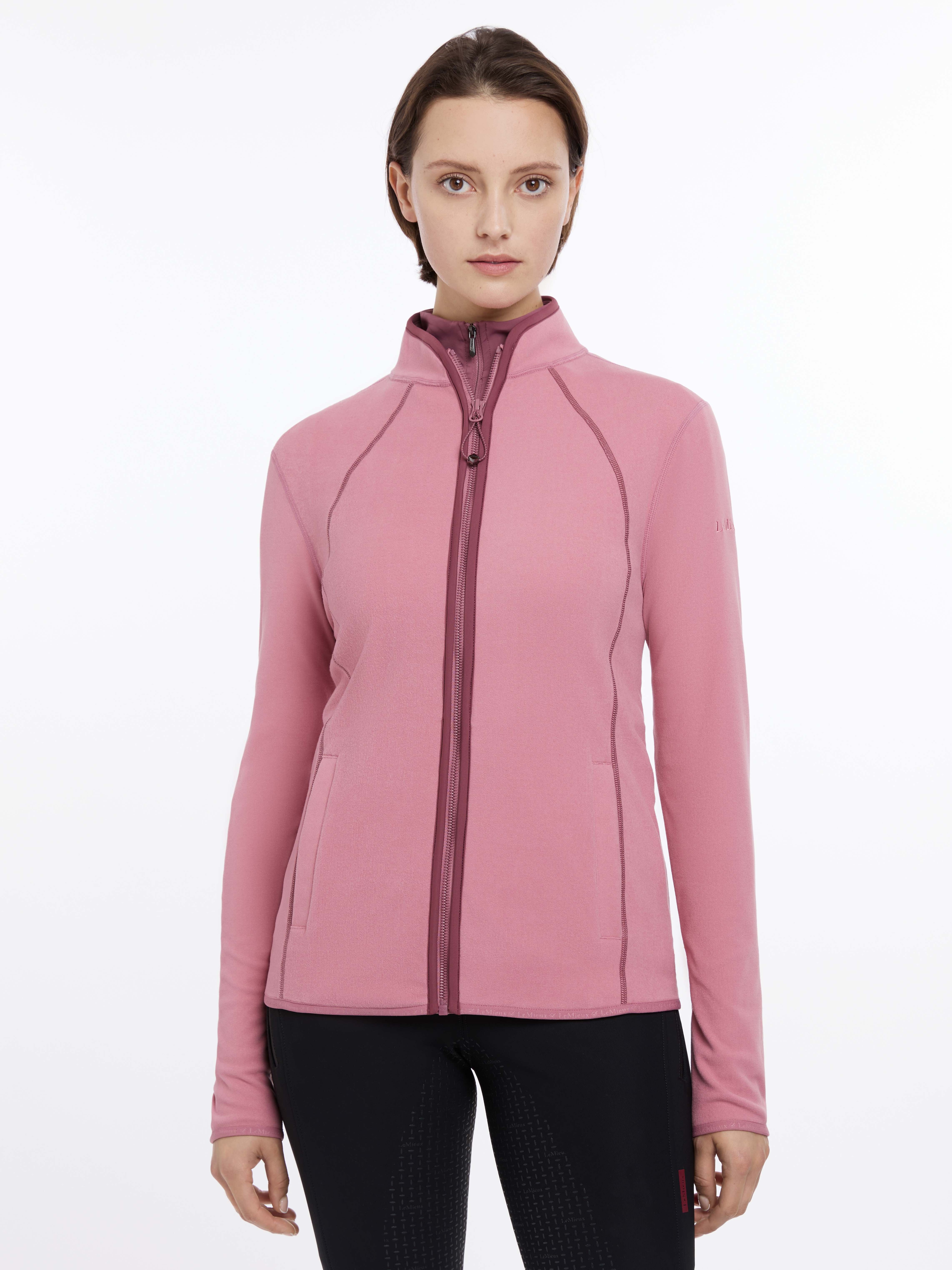Faye Fleece Zip Through Peony Clothing