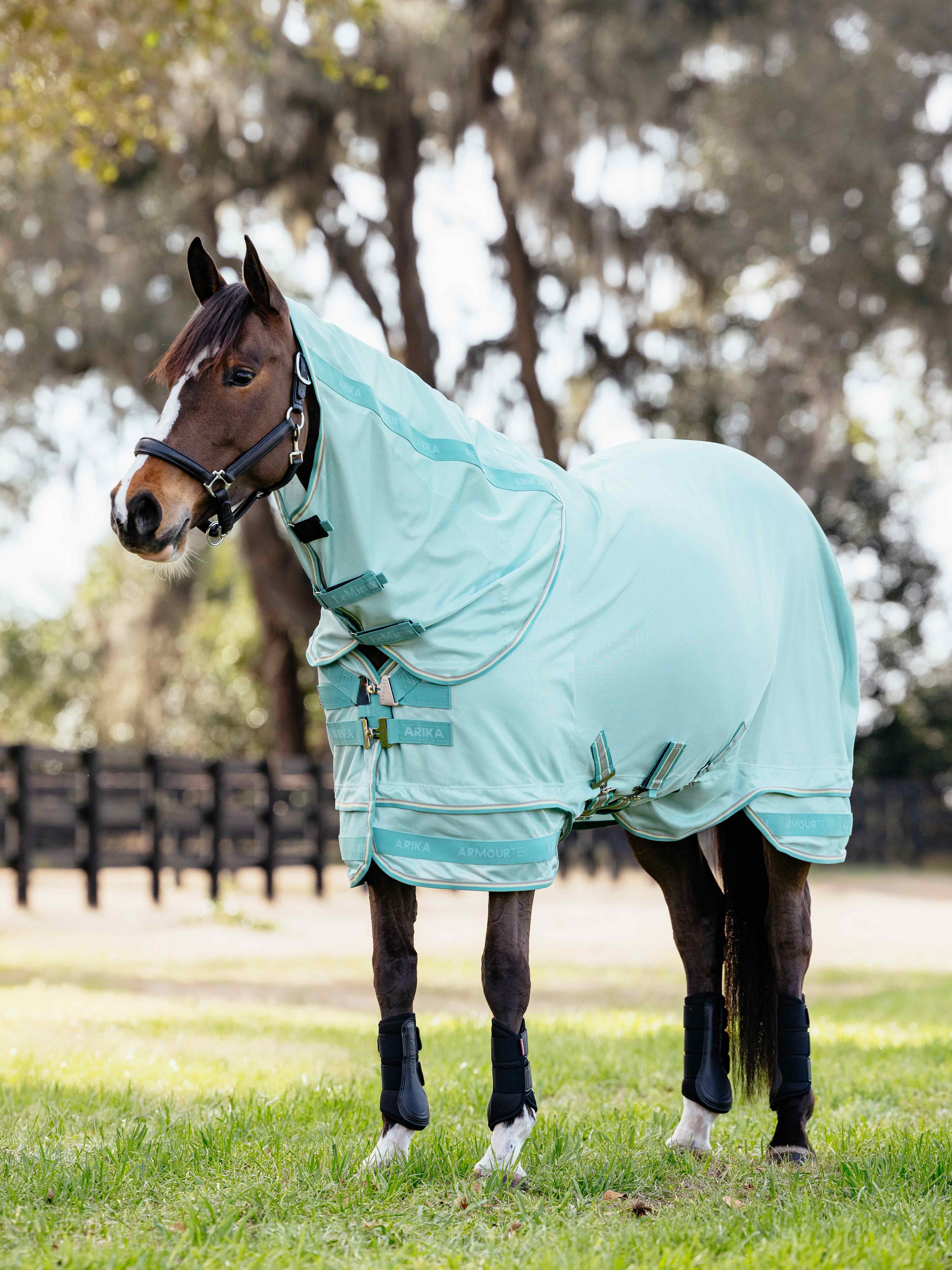 Arika Armour-Tek Fly Rug Aqua Horse