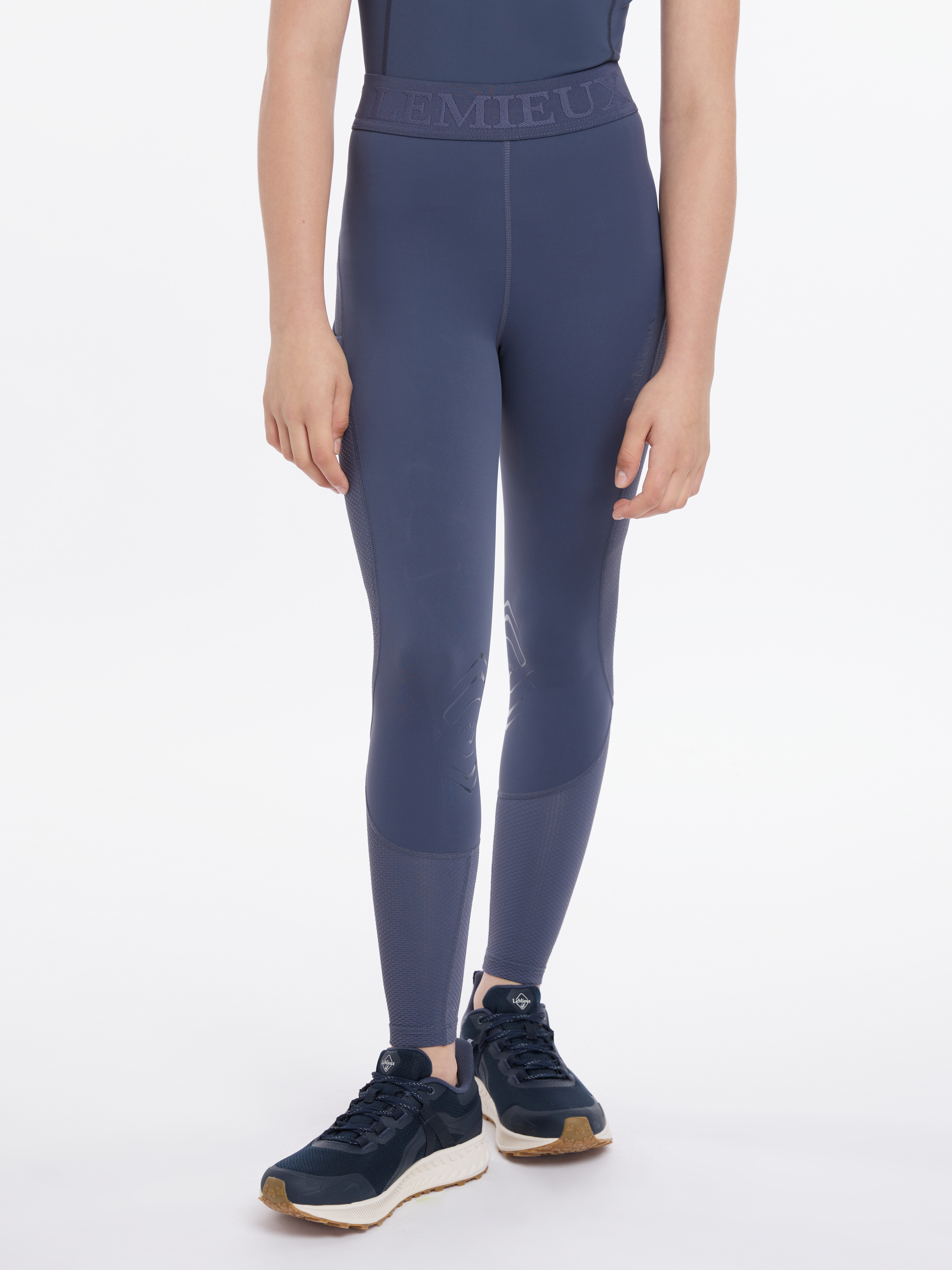 Young Rider Lizzie Mesh Legging Dusk Blue Black Friday