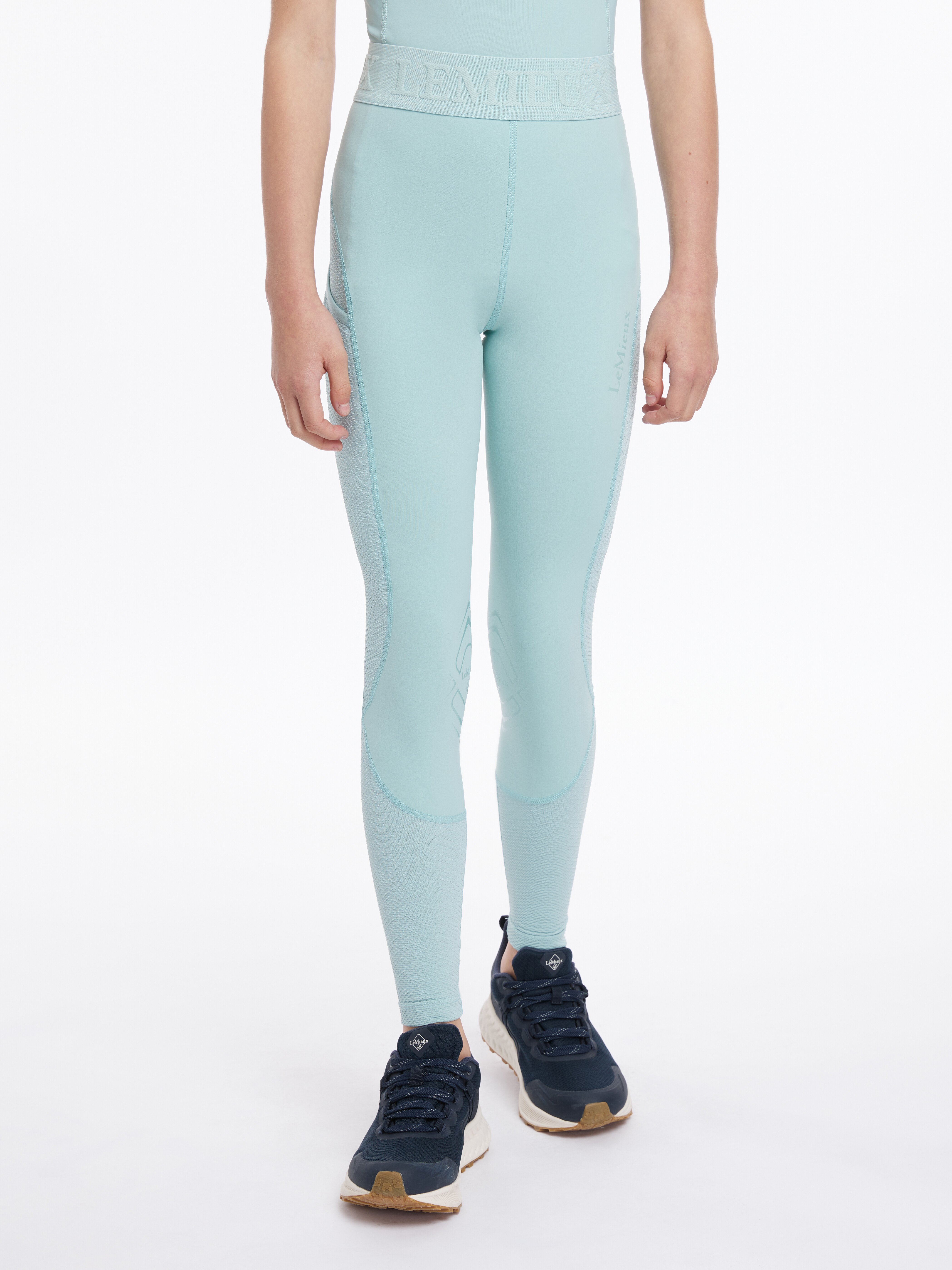 Young Rider Lizzie Mesh Legging Aqua Black Friday