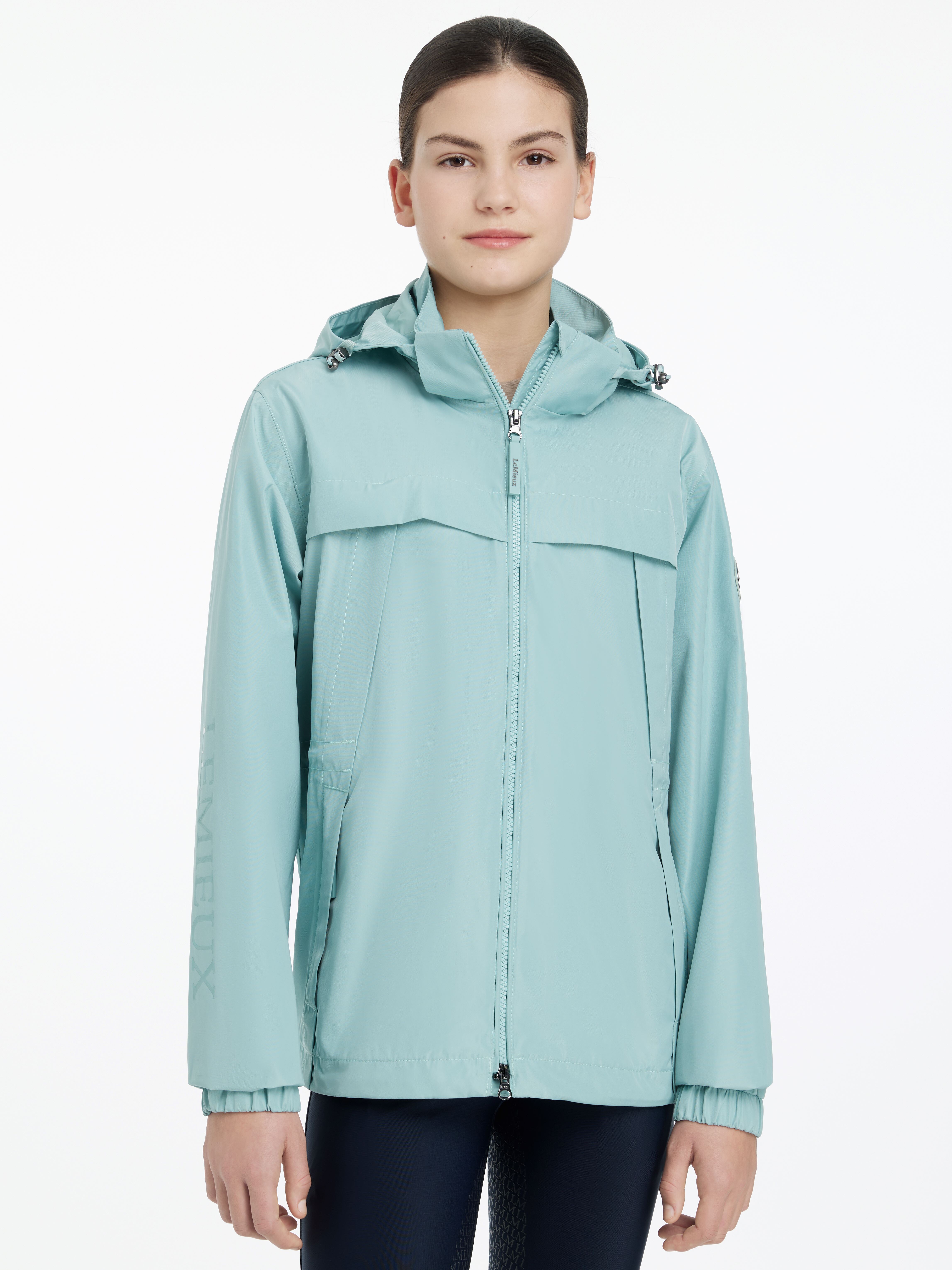 Young Rider Dolcie Waterproof Jacket Aqua Clothing