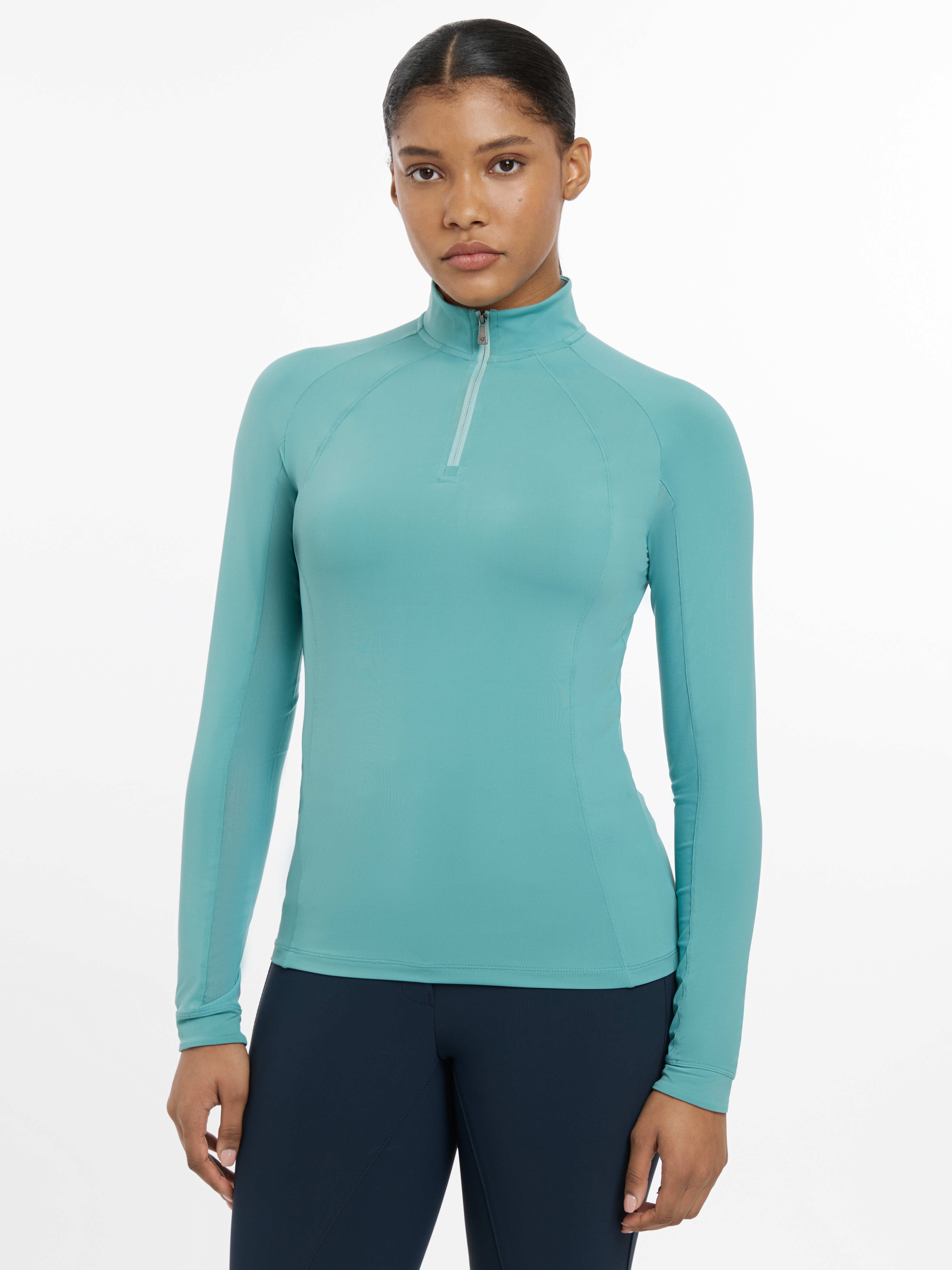 Halle Lightweight Base Layer Lagoon Clothing