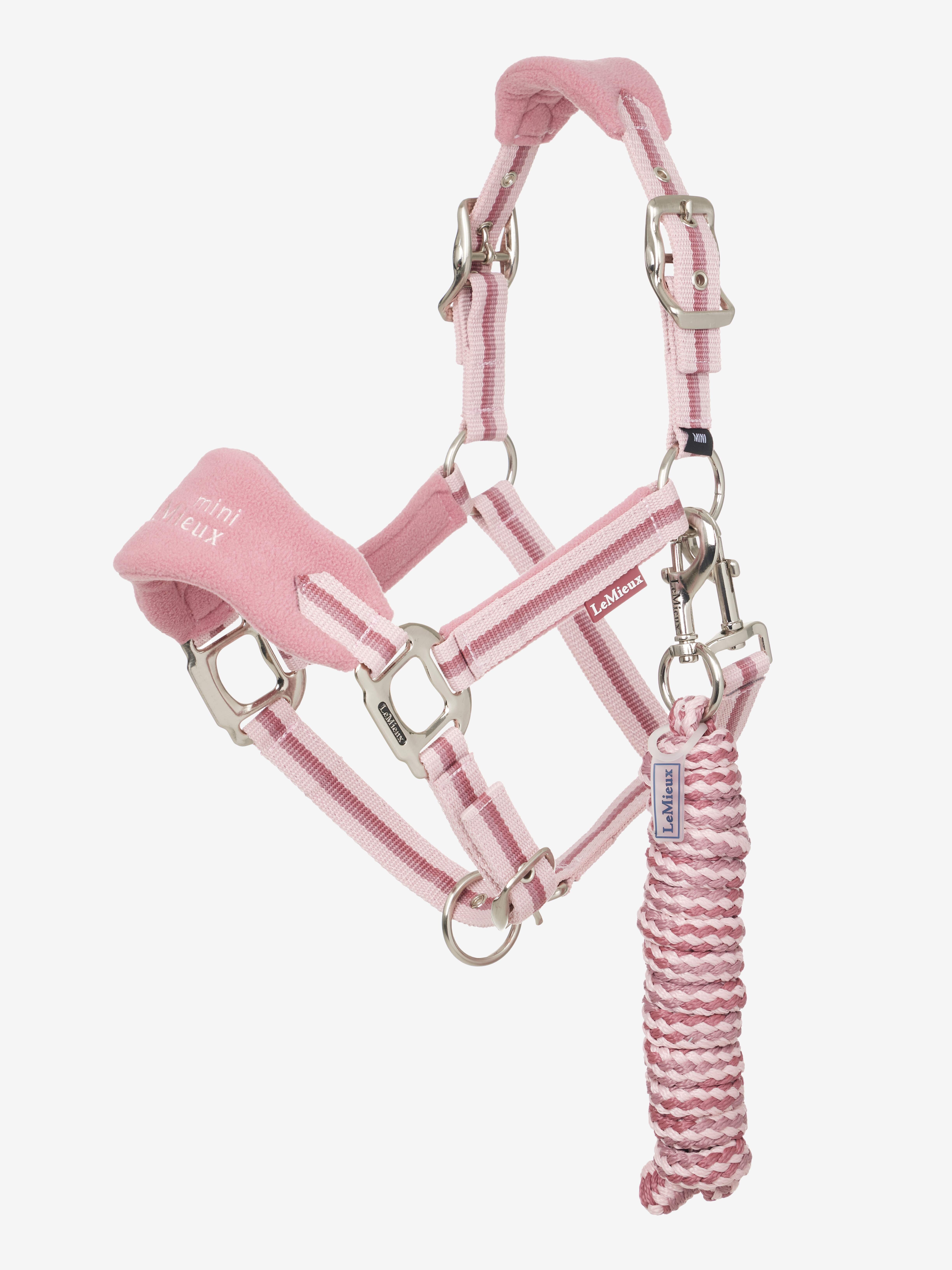 Mini Vogue halster & Leadrope Peony Paard