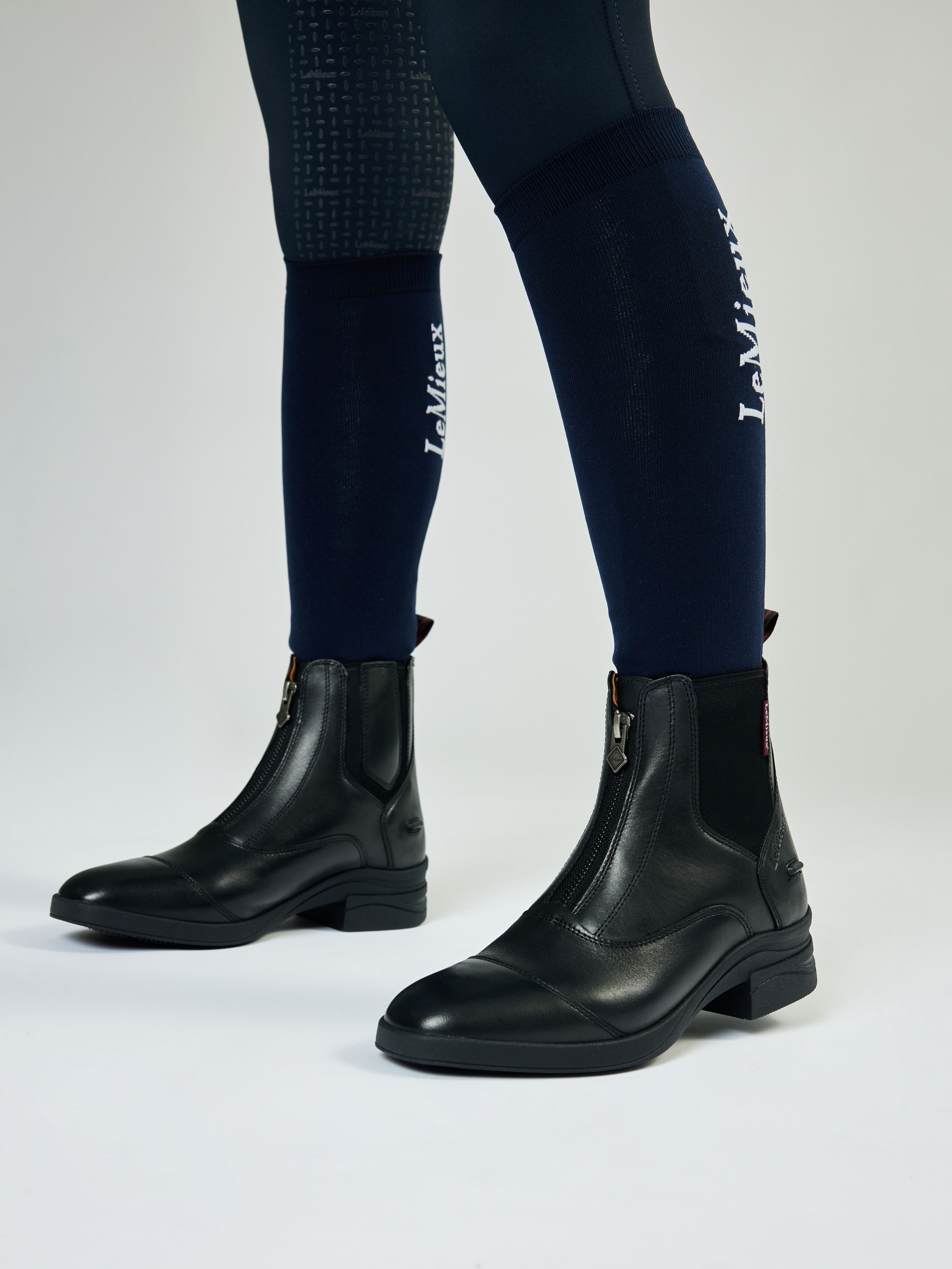 Junior Zip Paddock Boot Black Clothing