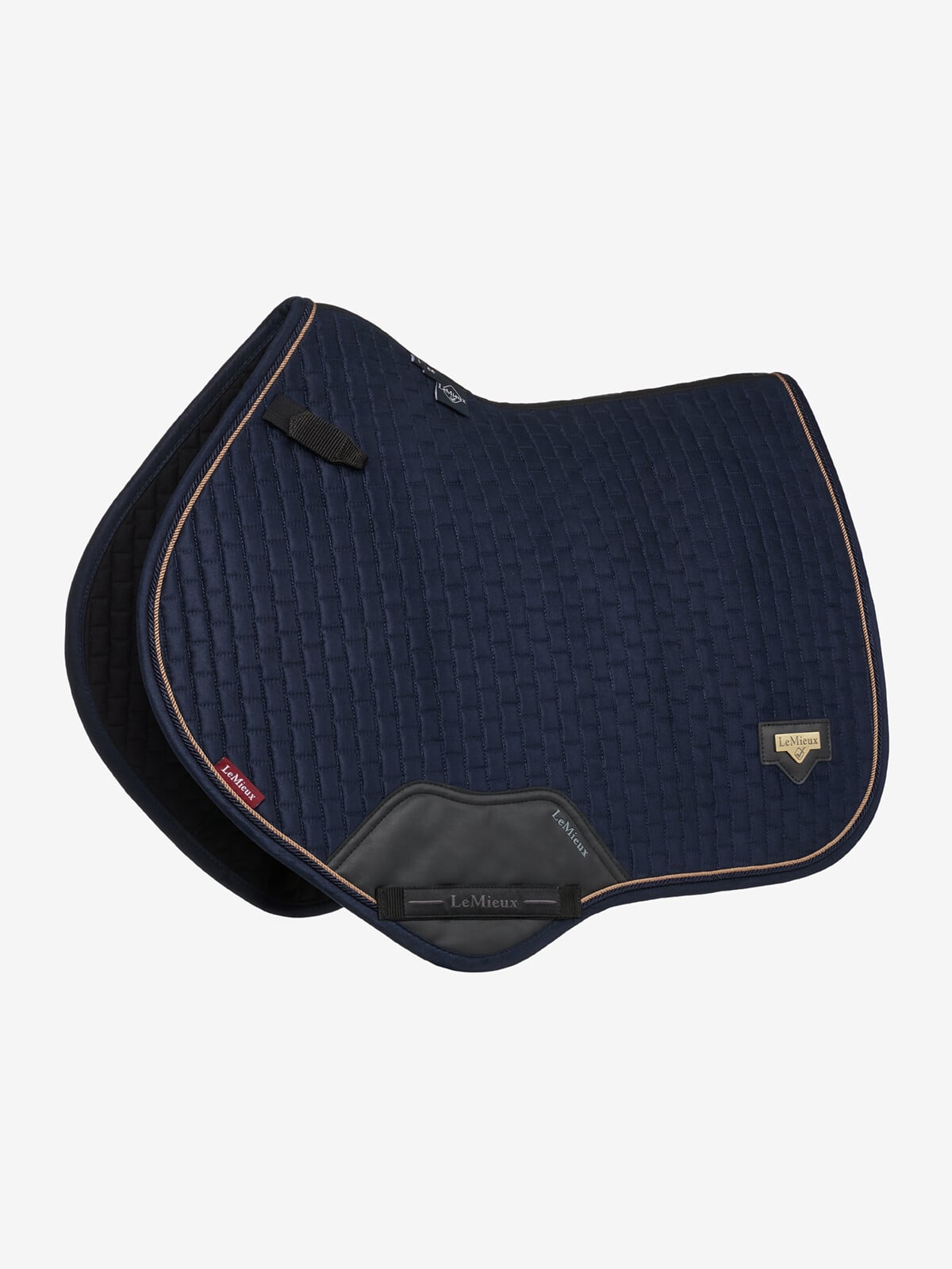Puissance Suede Close Contact Pad Navy Saddle Pads