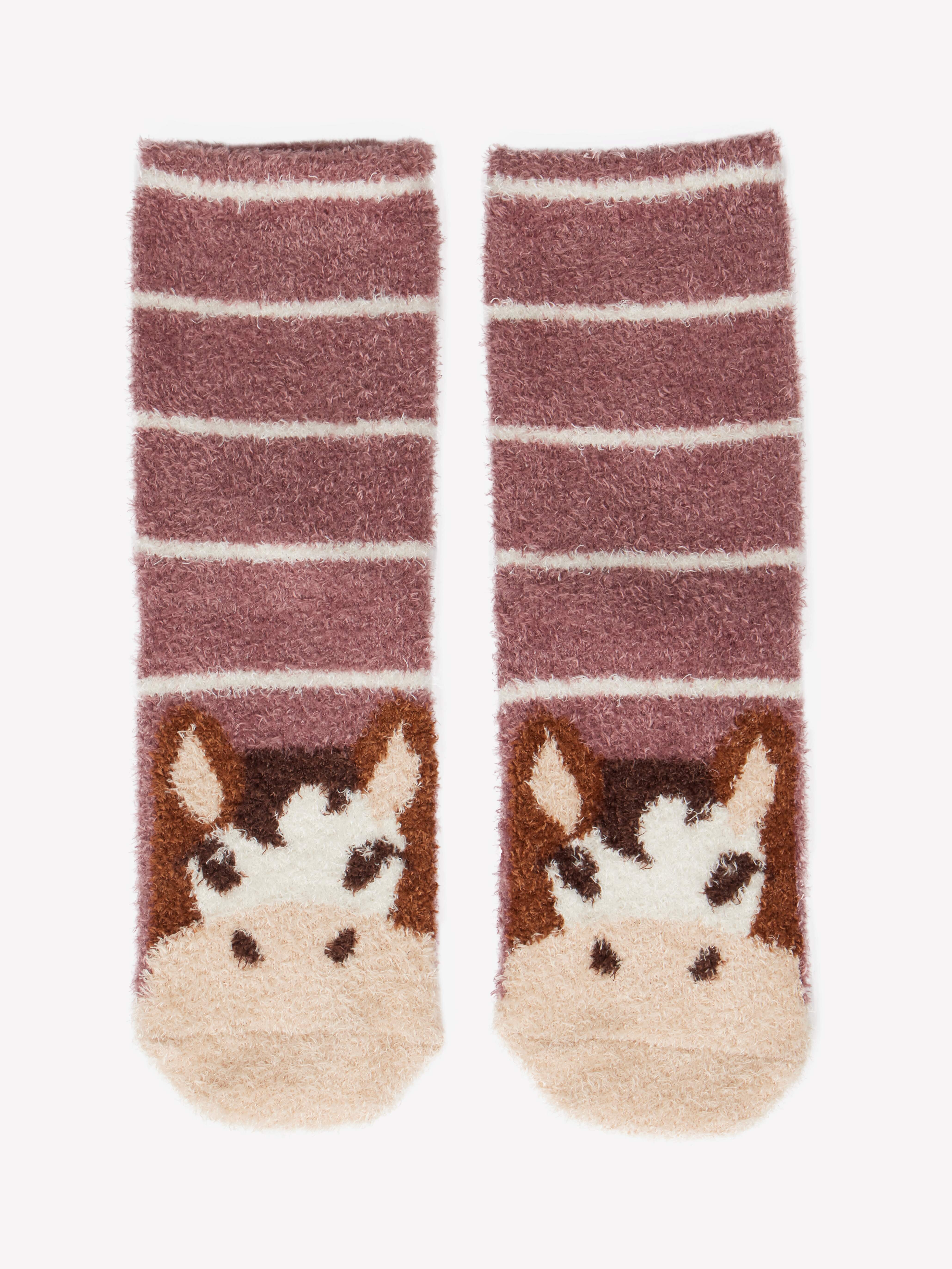 Mini Fluffy Character Socks Duke Clothing