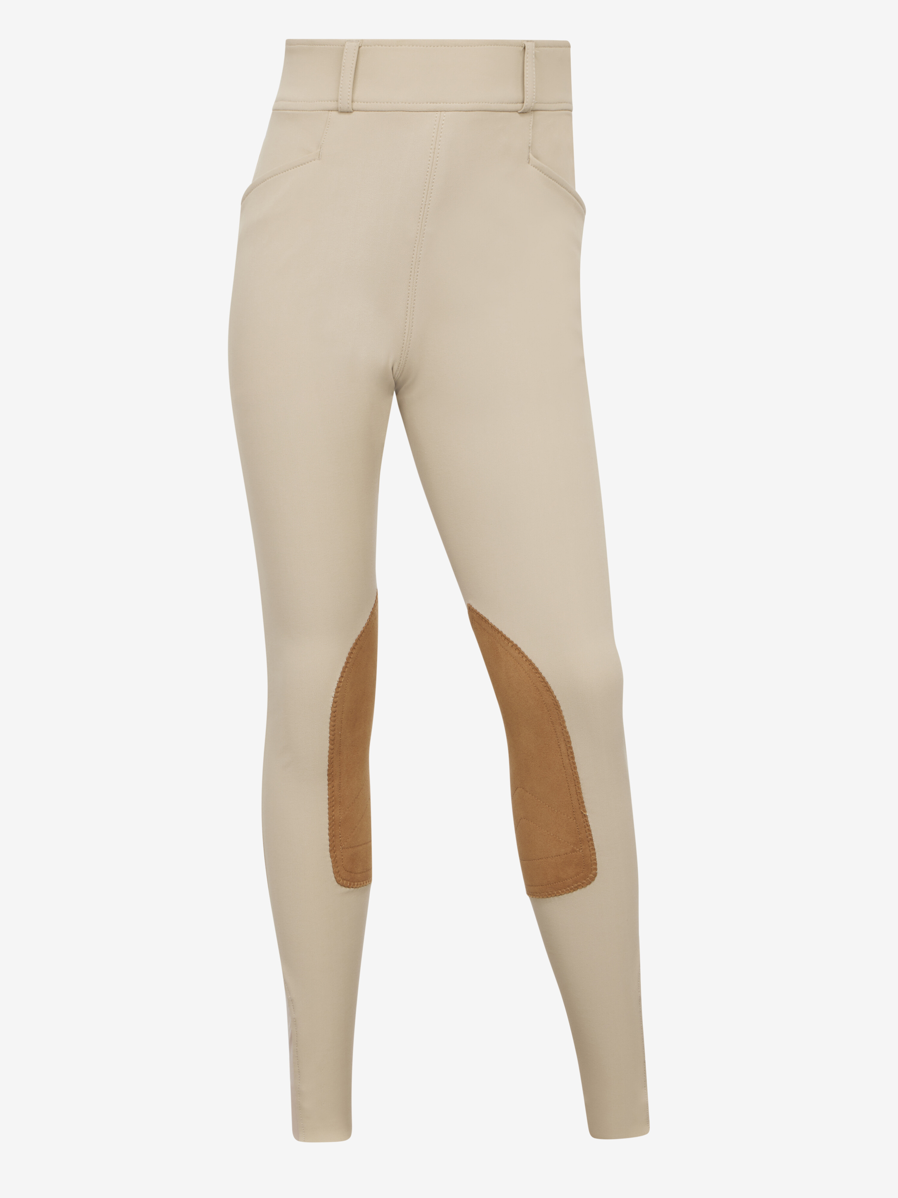 Young Rider Side Zip Hunter Breeches Beige Competition Essentials