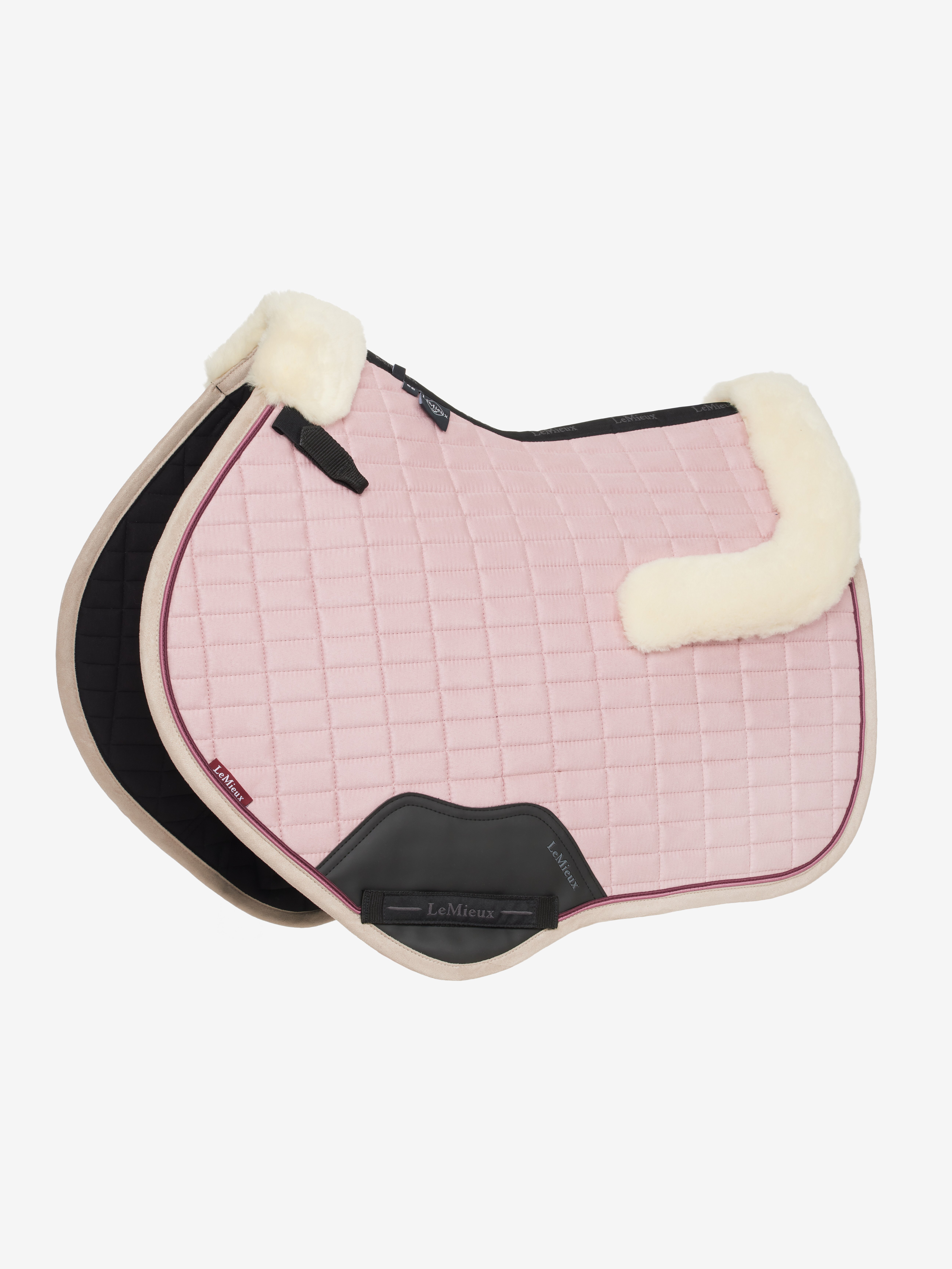 Merino+ Suede Close Contact Square Blossom Saddle Pads