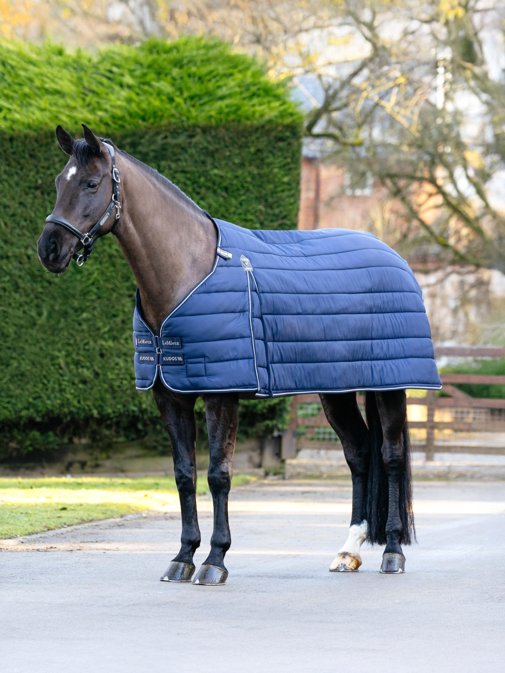 Kudos Rug Liner 200g Navy Horse