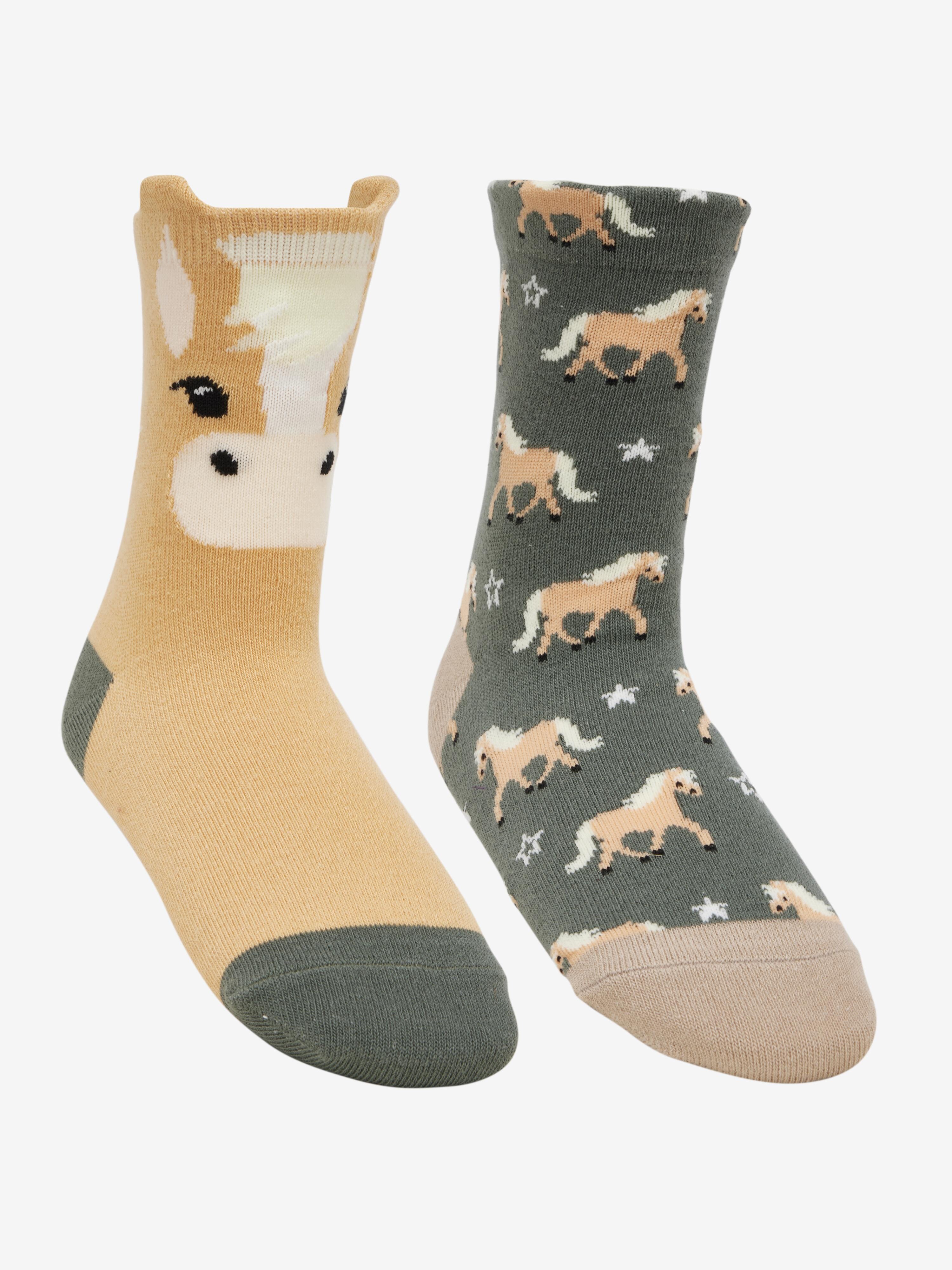 Mini Cotton Character Socks Haflinger 2 Pack Rosemary Outlet