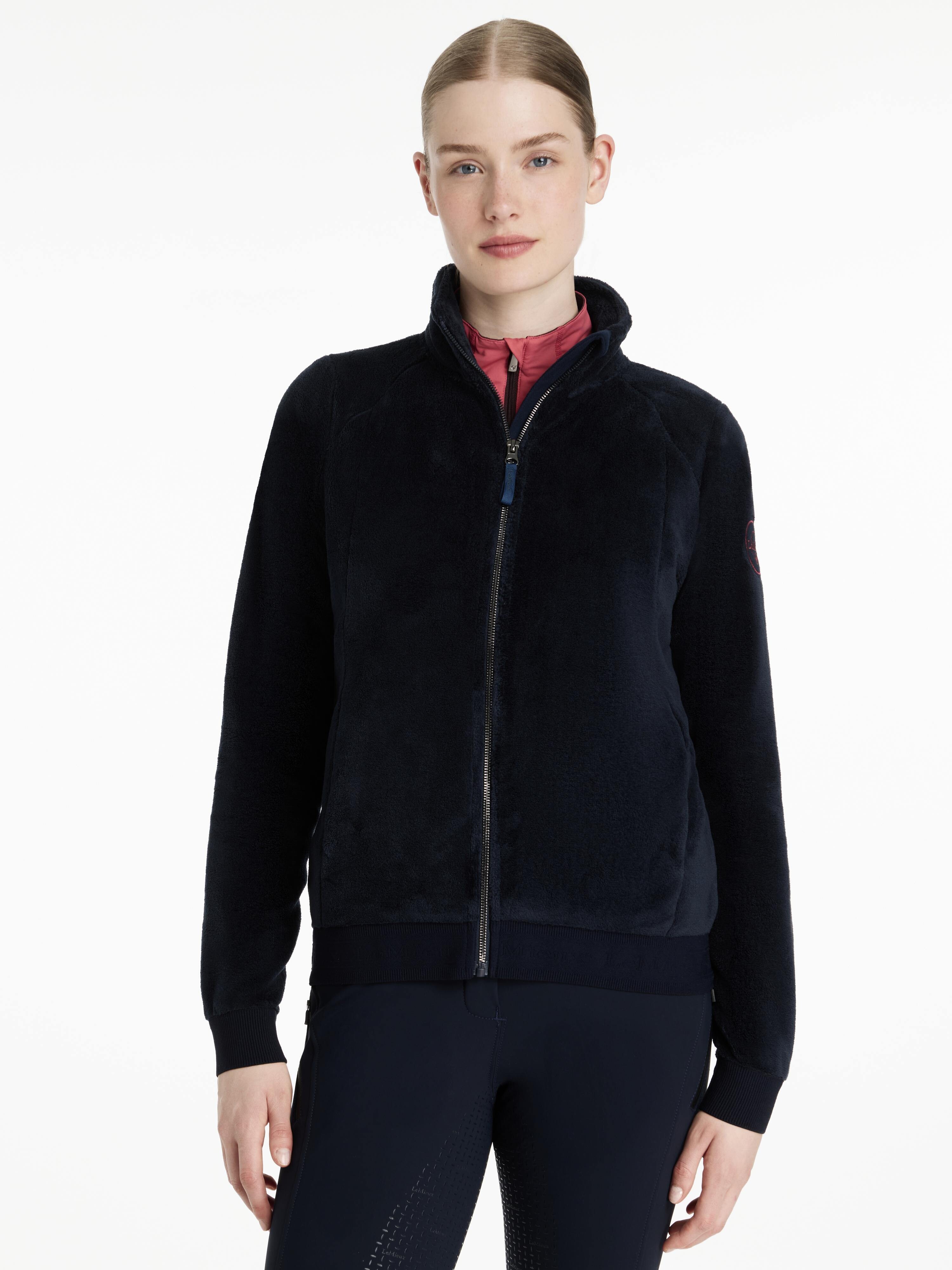 Liberty Fleece Zip Through Navy Outlet