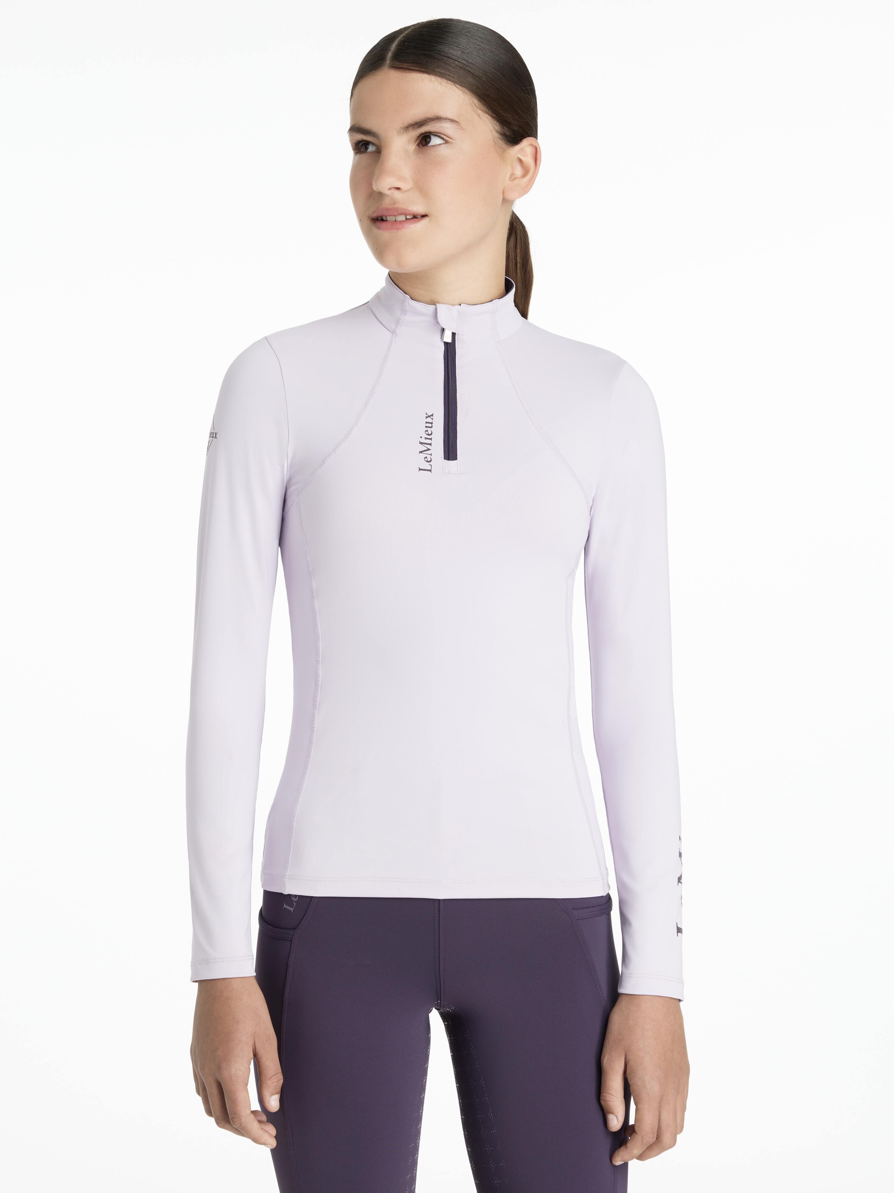Young Rider Classique Base Layer Lilac Clothing