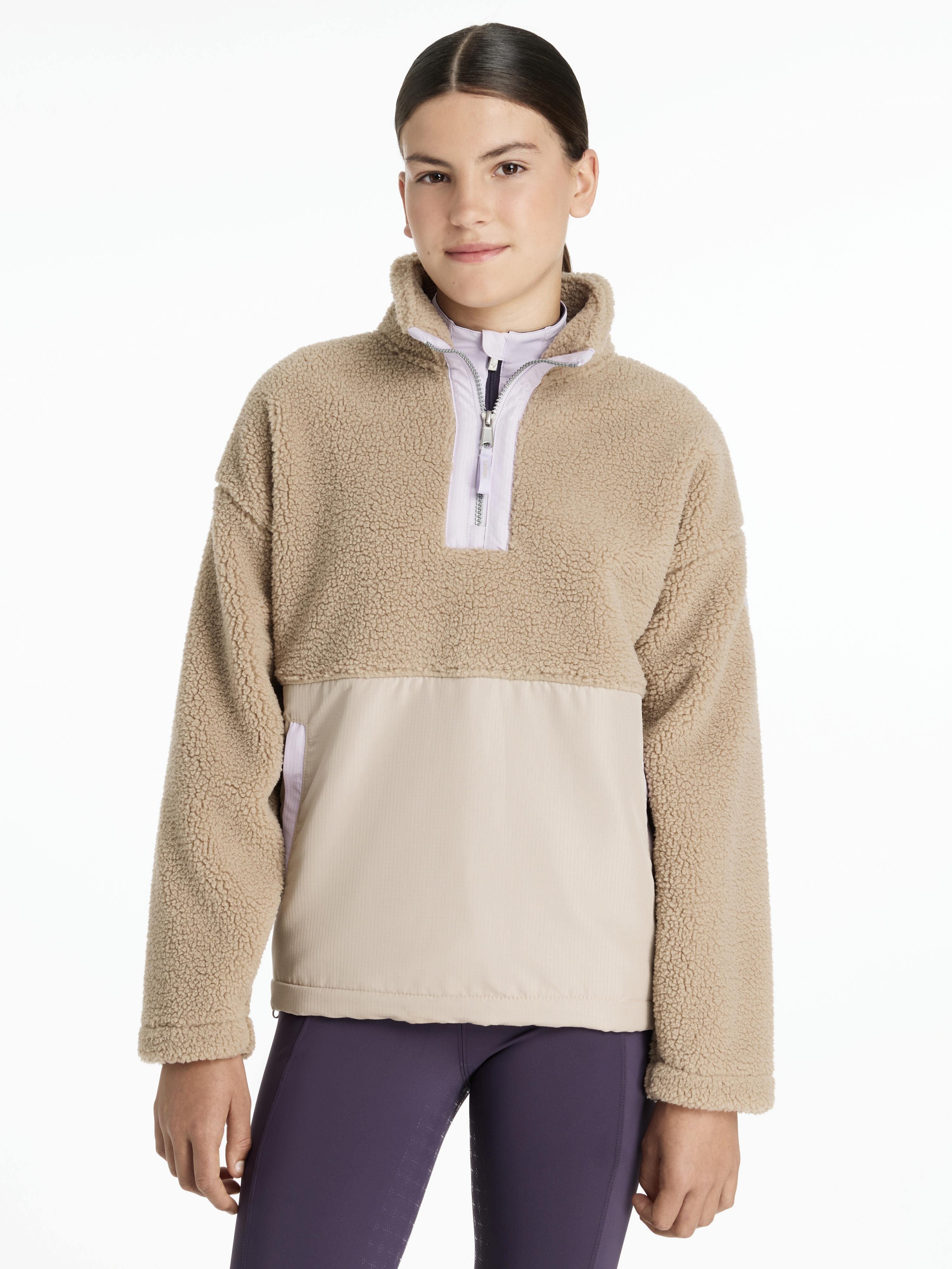 Young Rider Tammy Teddy Fleece Almond Clothing