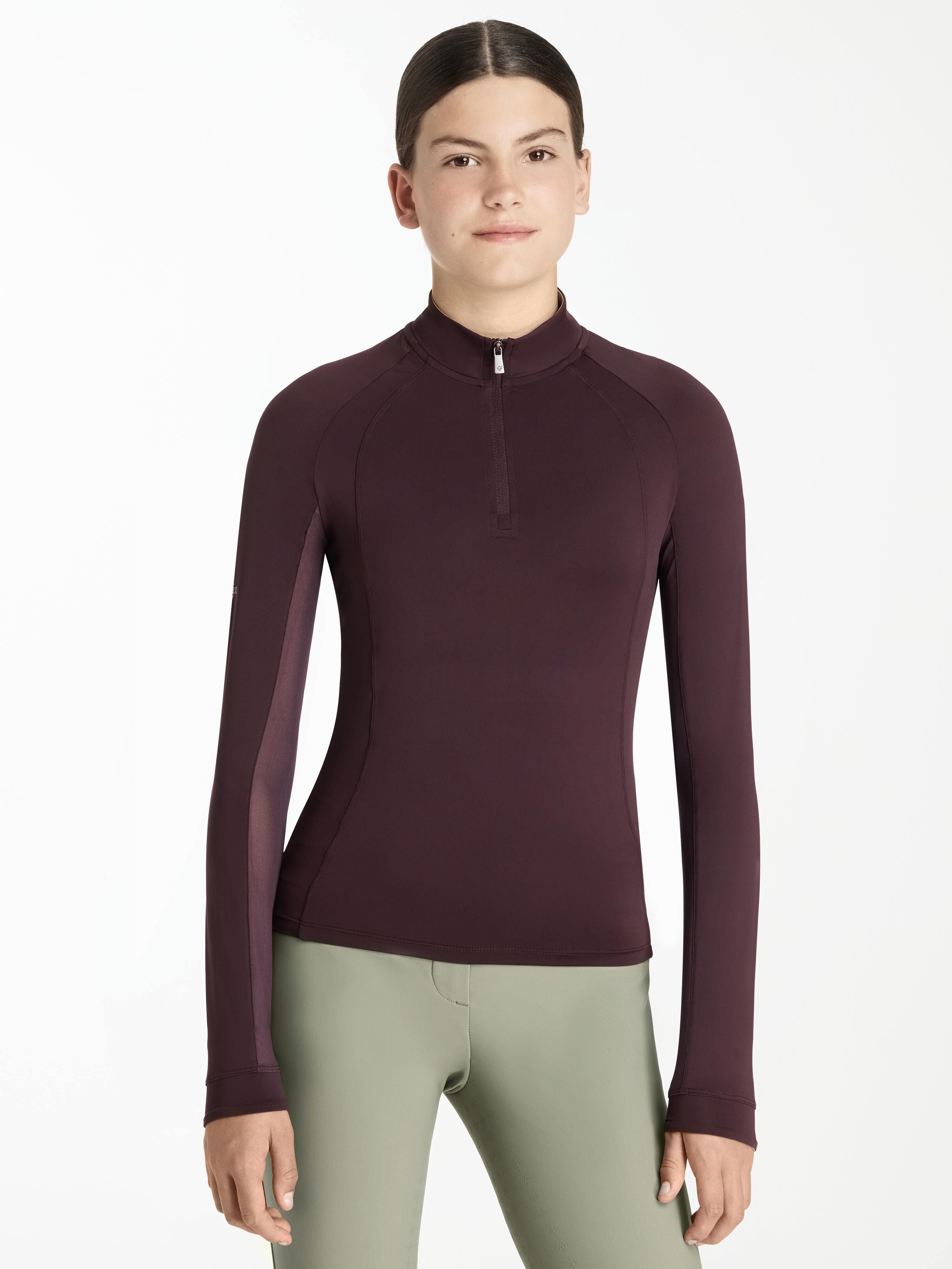 Young Rider Hope Lightweight Base Layer Damson Outlet