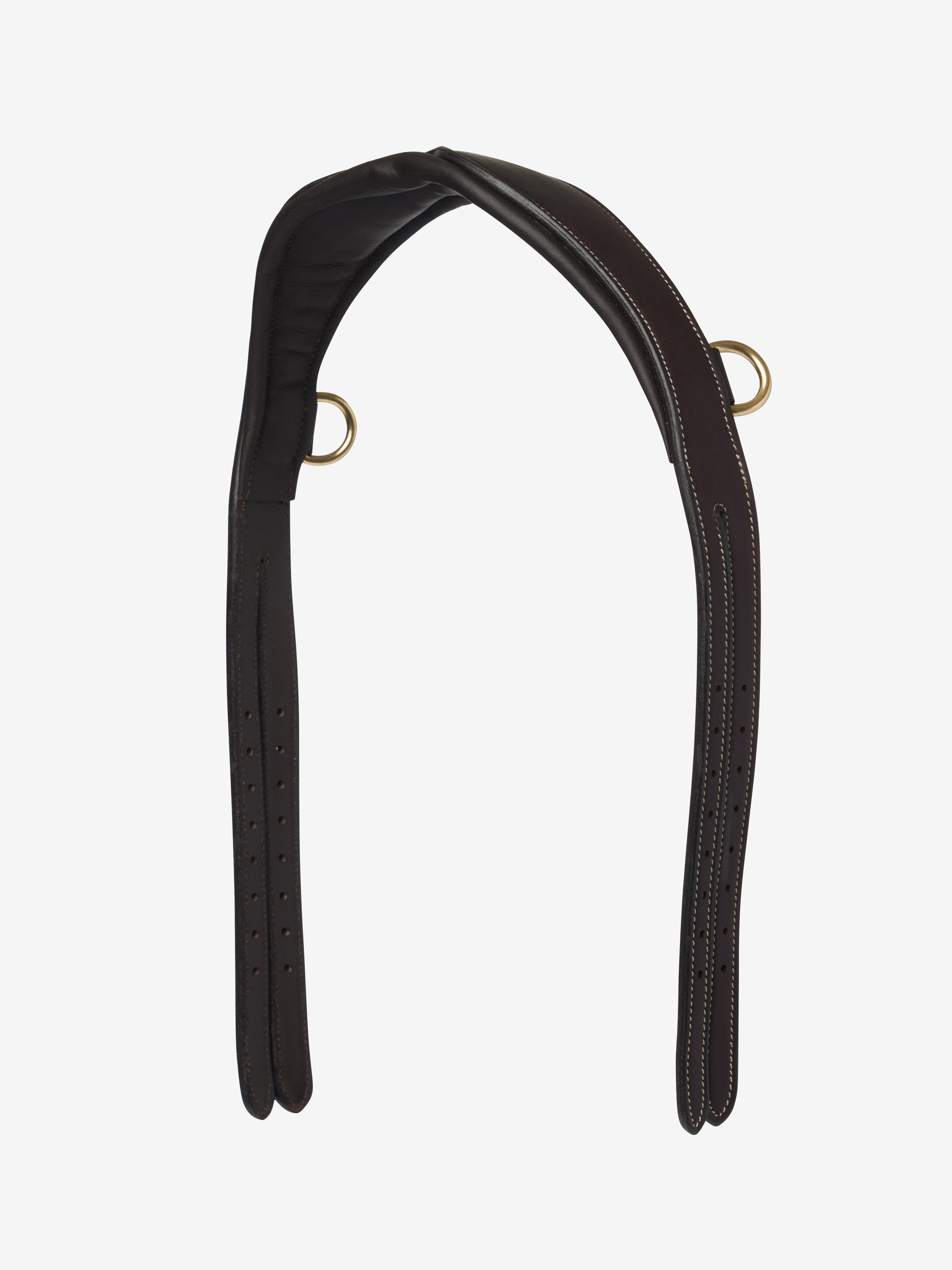 Kudos Oiled Work Headpiece Brown/Brass Horse