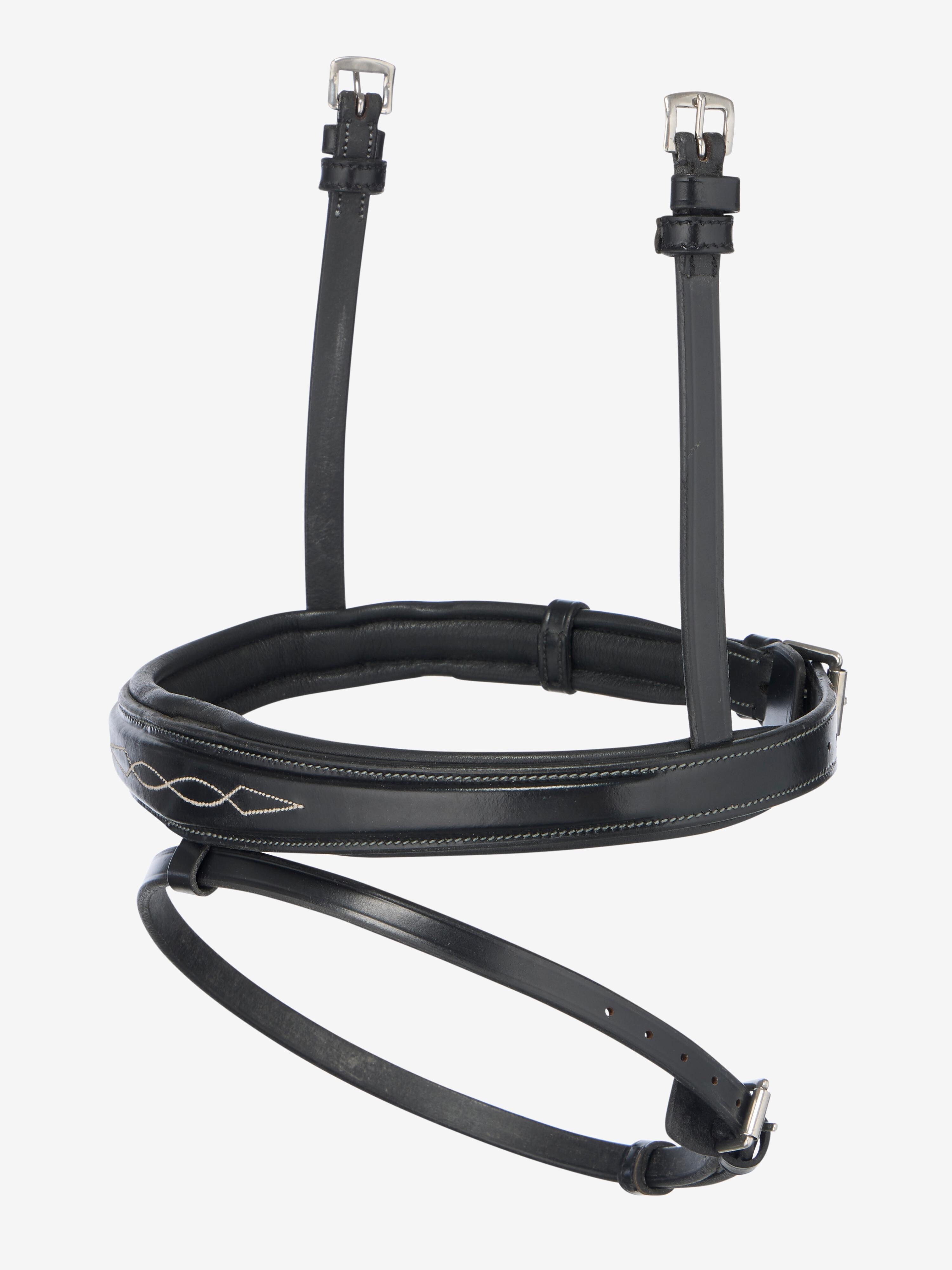 Kudos Competition Noseband Black/Silver Horse