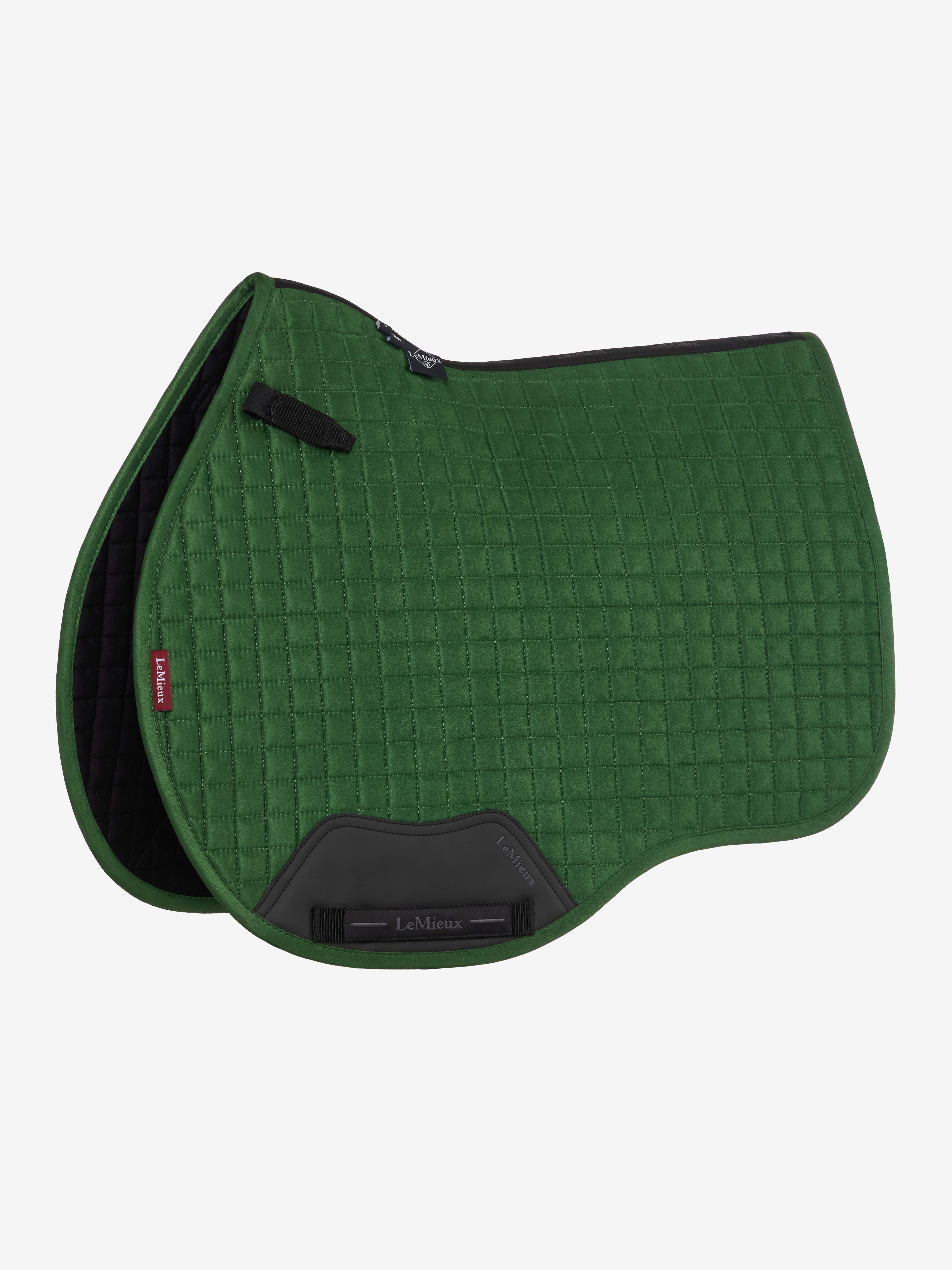 Suede GP Square Hunter Green Saddle Pads