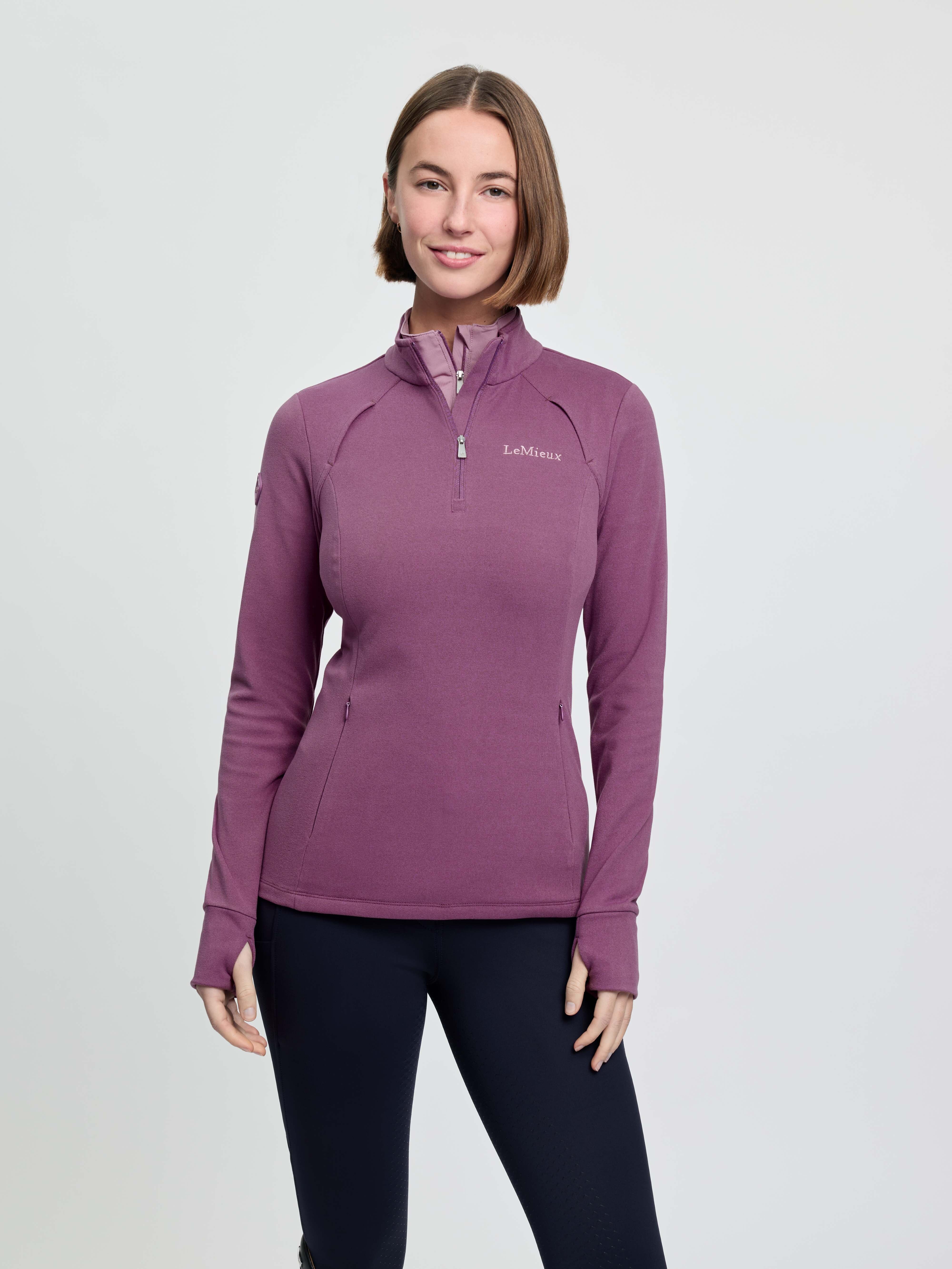 Frances Quarter Zip Fleece Mallow Clothing