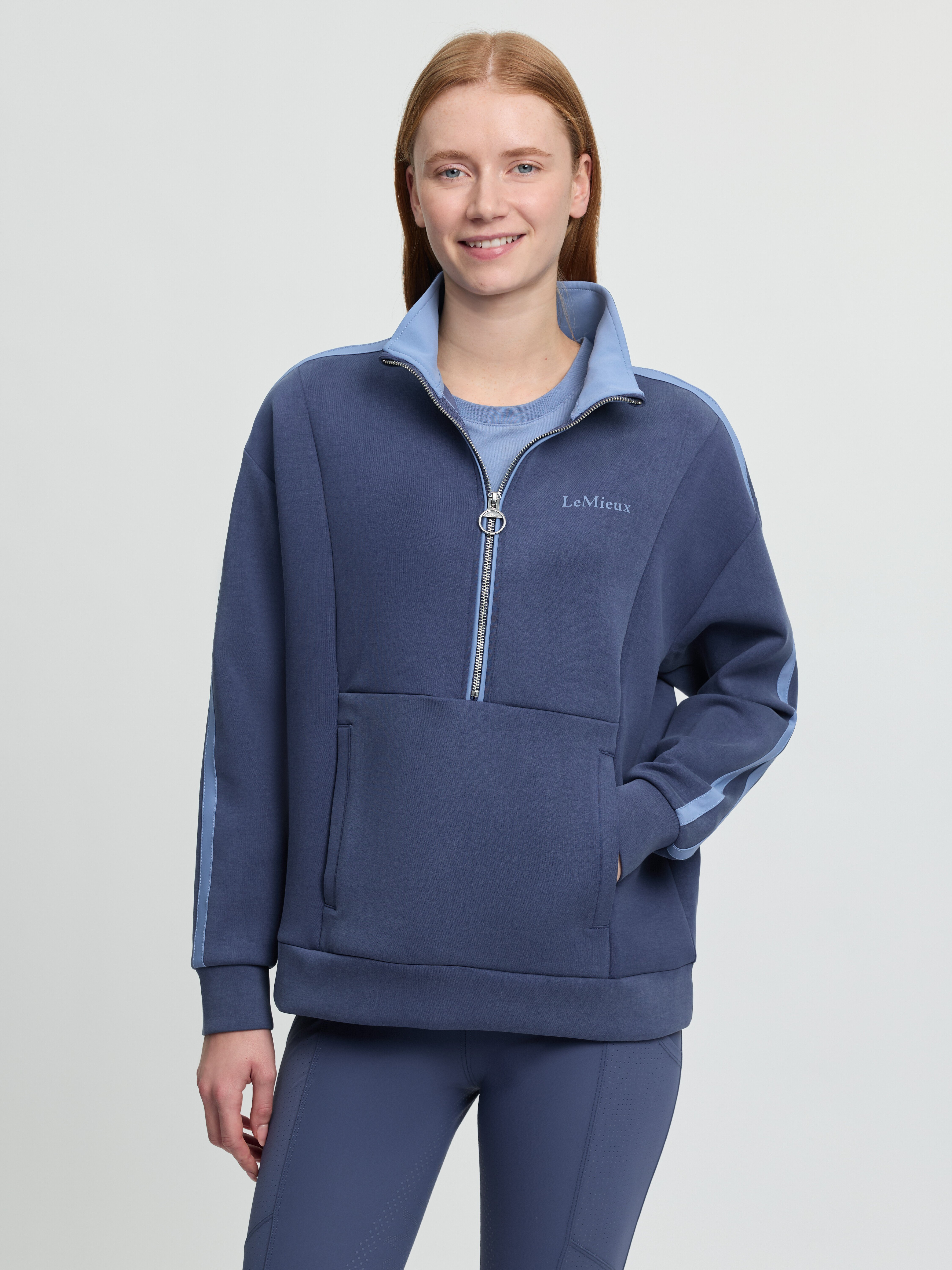 Connie Half Zip Sweat Shadow Clothing