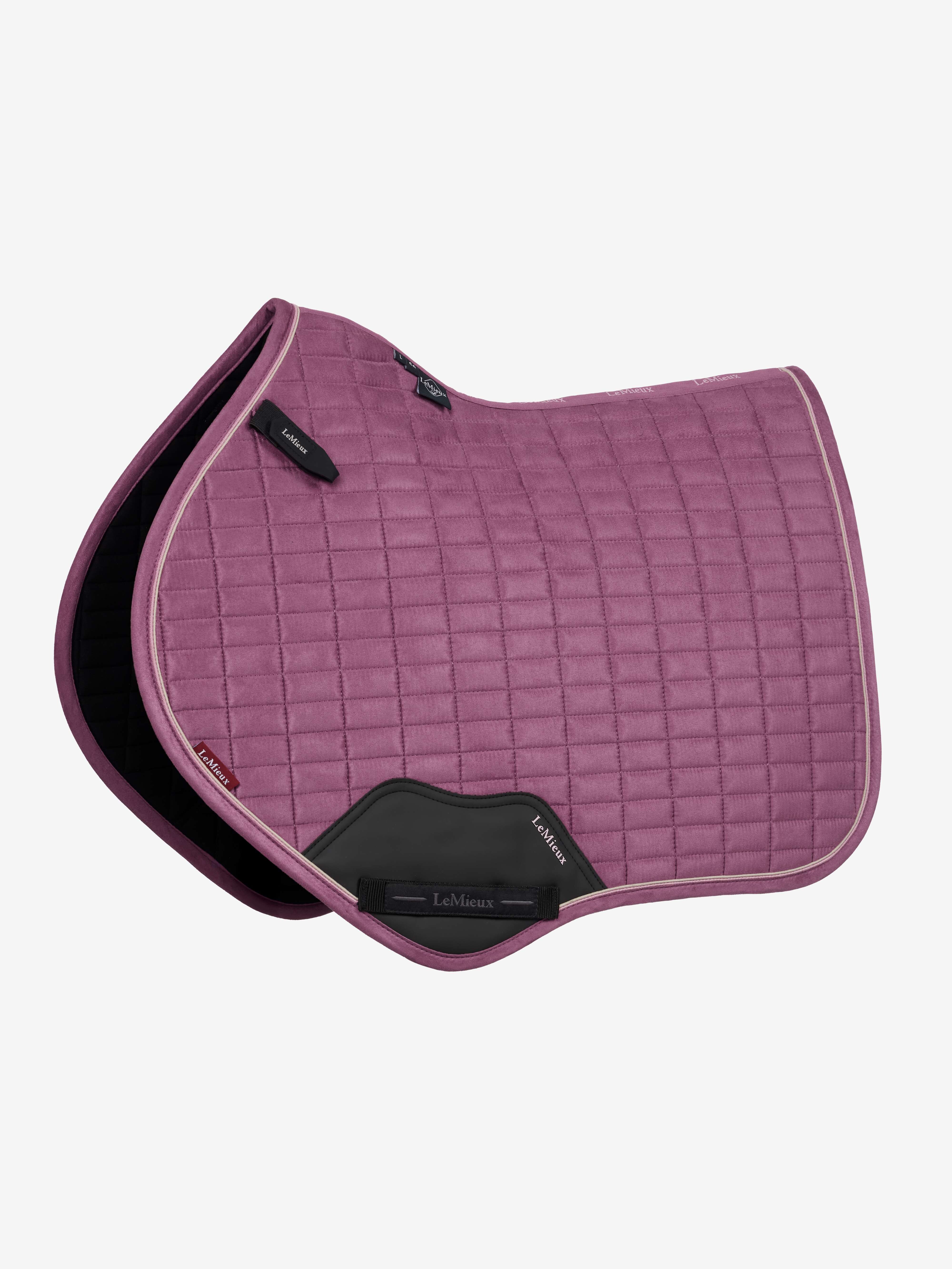 Suede Close Contact Square Mallow Saddle Pads