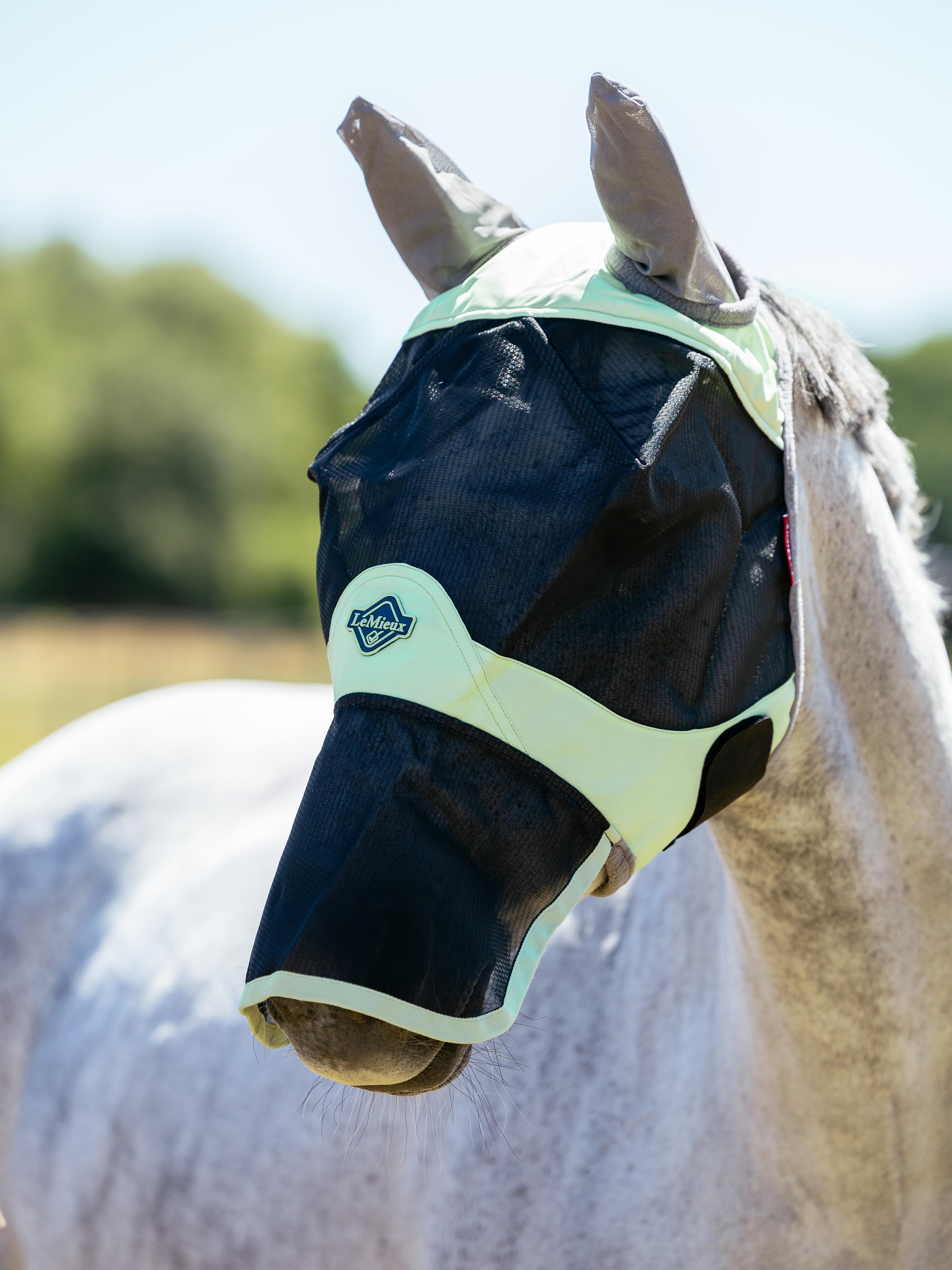 Visor-Tek Full Fly Mask Macaron Horse