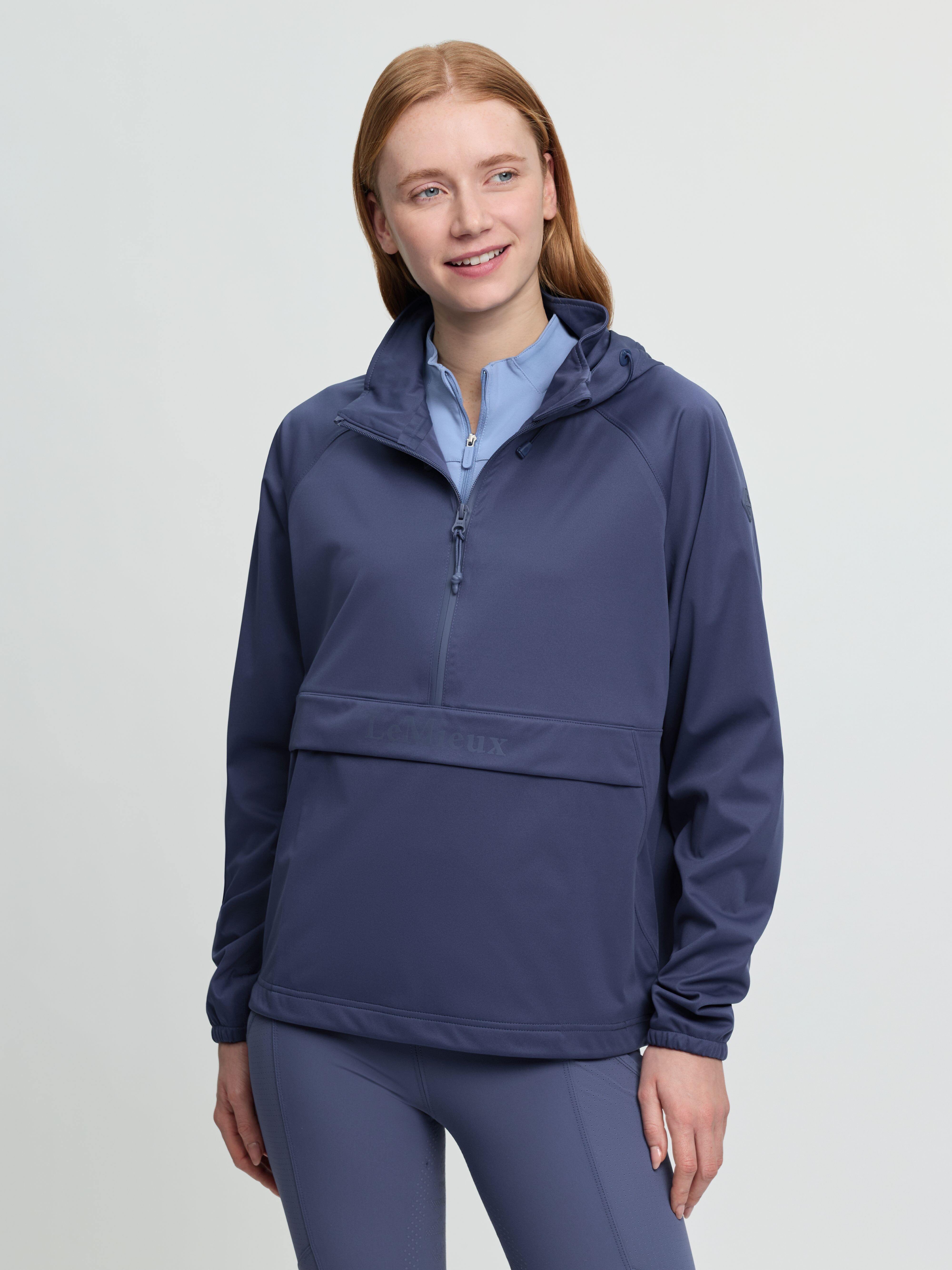 Perri Half Zip Waterproof Jacket Shadow Clothing