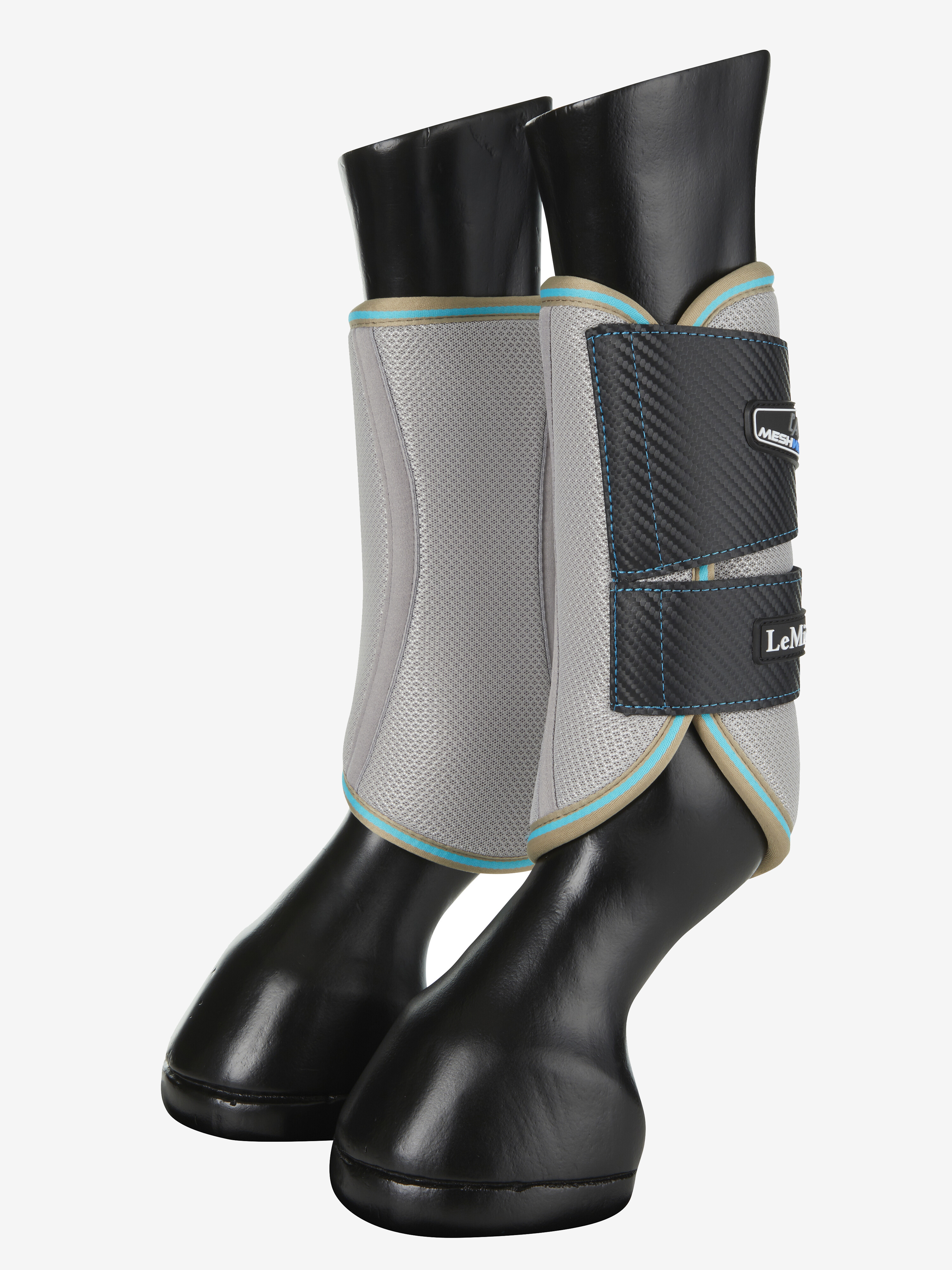 Carbon Mesh Wrap Boots Azure Horse