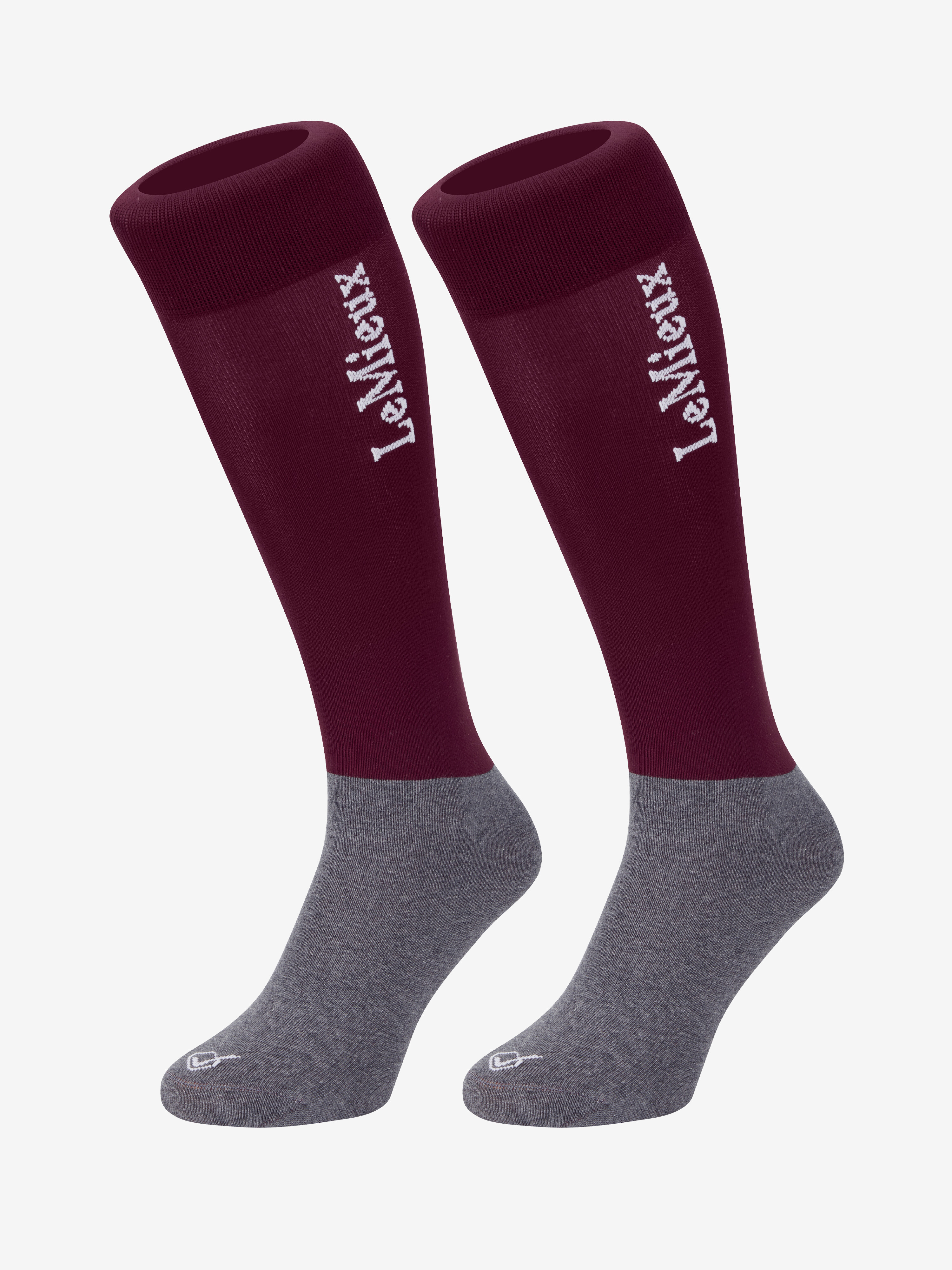 Competition Socks Burgundy (Twin Pack) Clothing