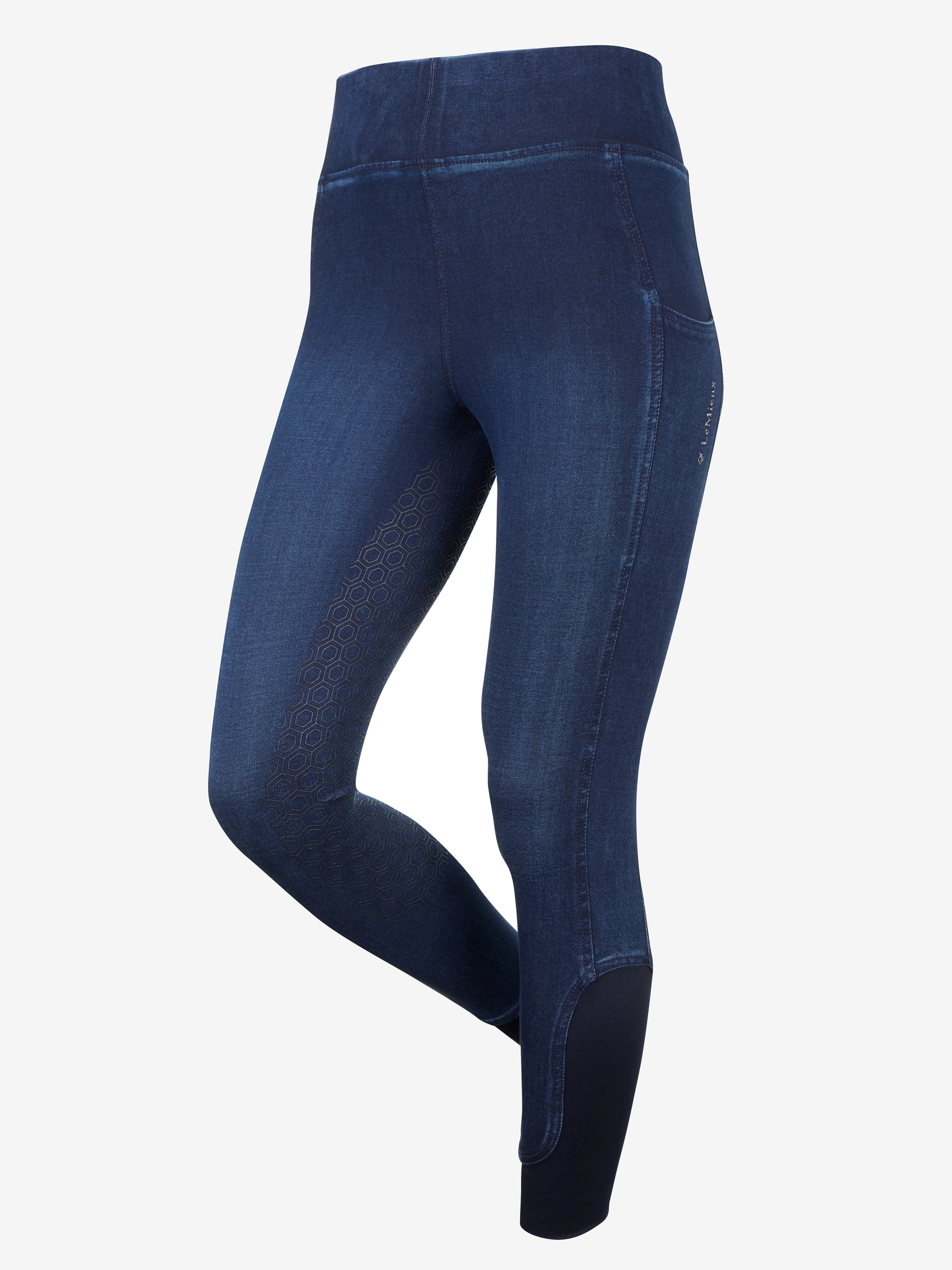 Denim Pull On Breeches Navy Clothing